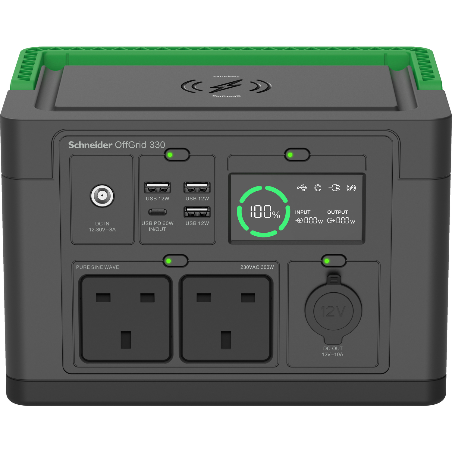 PPS330-UK - Schneider OffGrid Portable Power Station 330, 230V, 332Wh ...