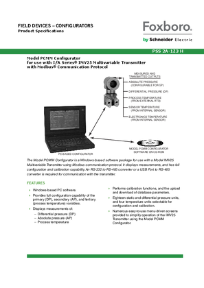 IMV25 Multivariable Pressure Transmitter