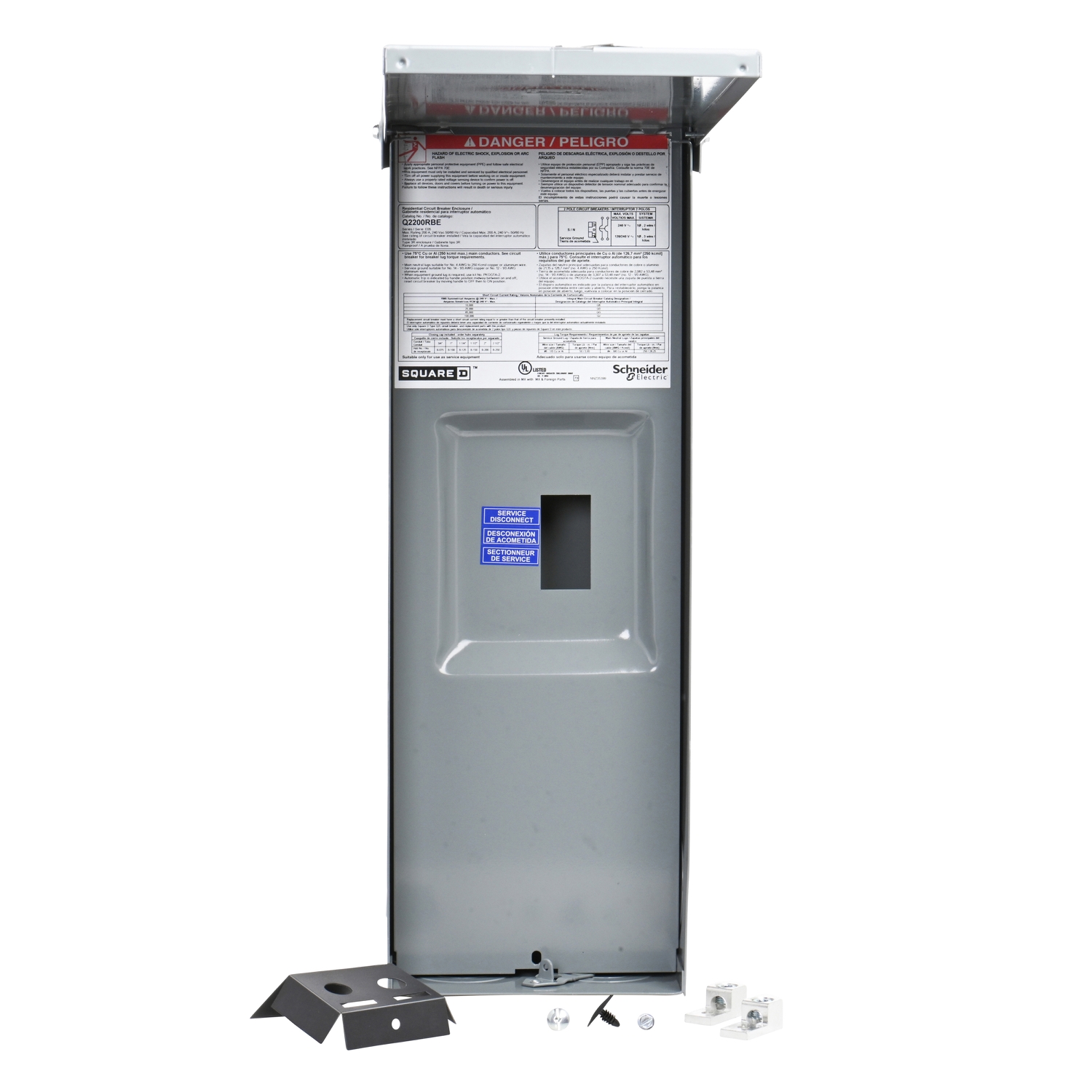 Circuit breaker enclosure, PowerPacT Q, 70 to 200kA, 10 to 100kA AIR ...