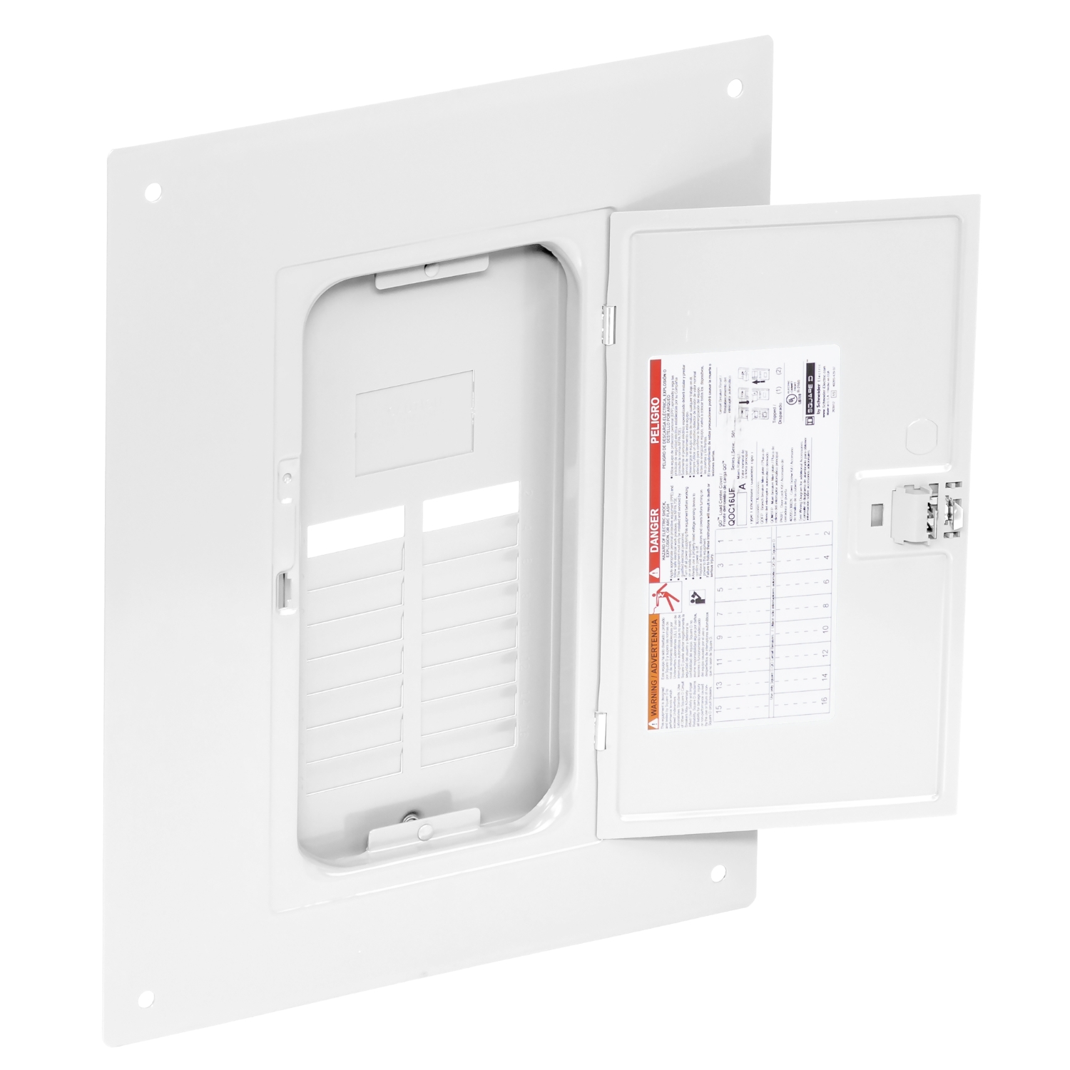 QOC16UFW - FRENTE P/ C DE CARGA TRIFÁSICO 12 SP EMPOTRAR, BLANCO | Schneider Electric México