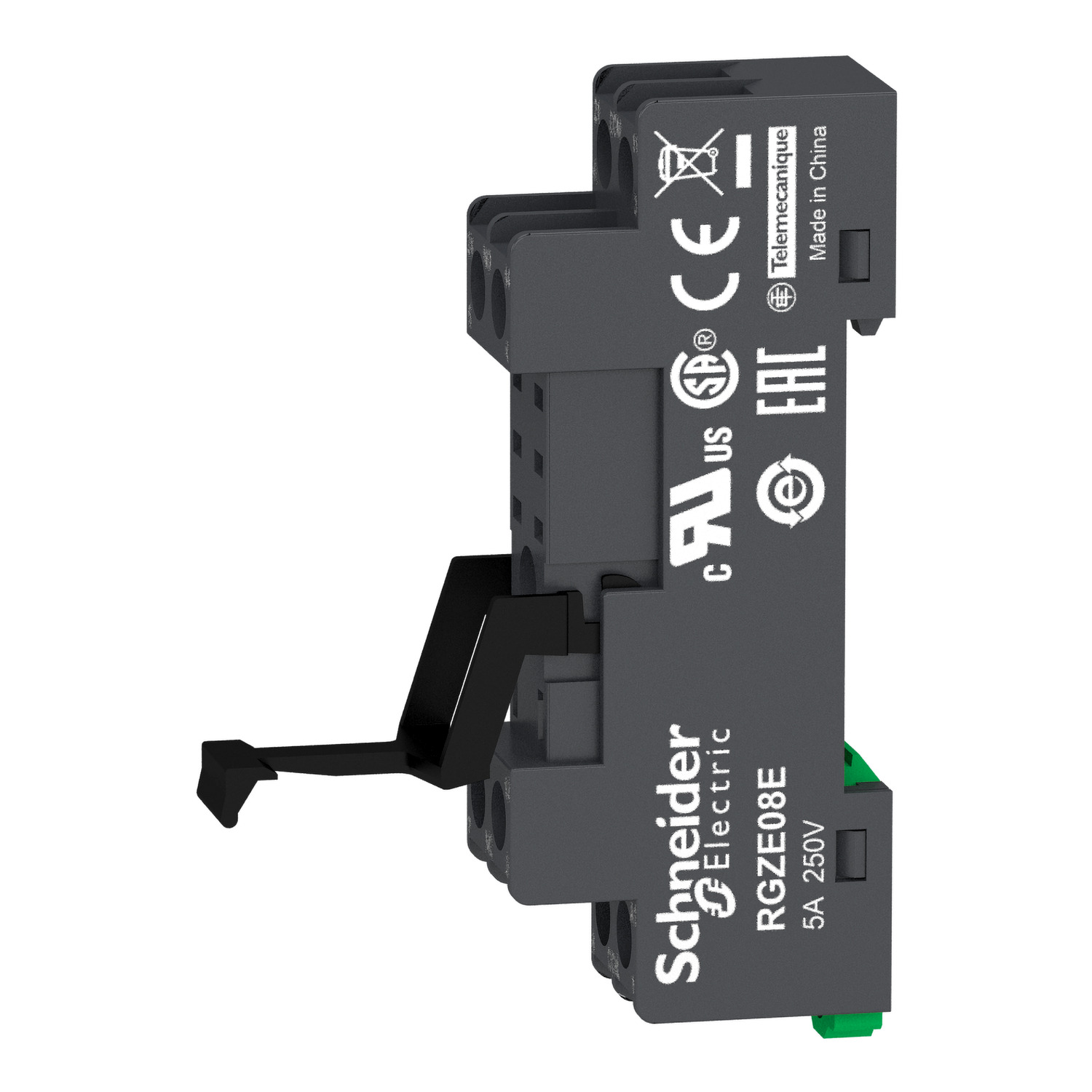 RGZE08E - Socket, Harmony Electromechanical Relays, Screw clamp socket ...