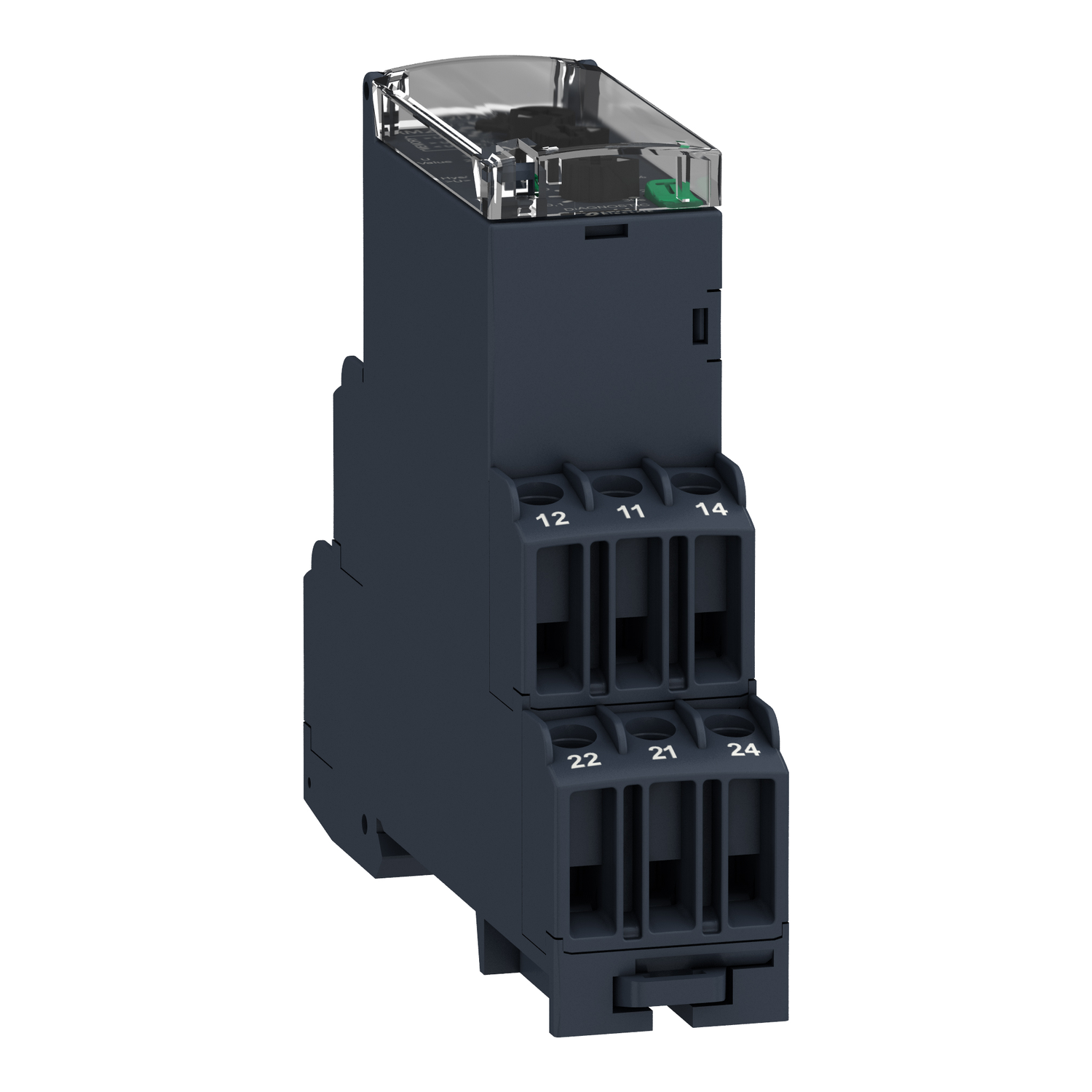 RM22UA32MR - relé de control de tensión 1 mV…100 V AC/DC, 2 NANC ...