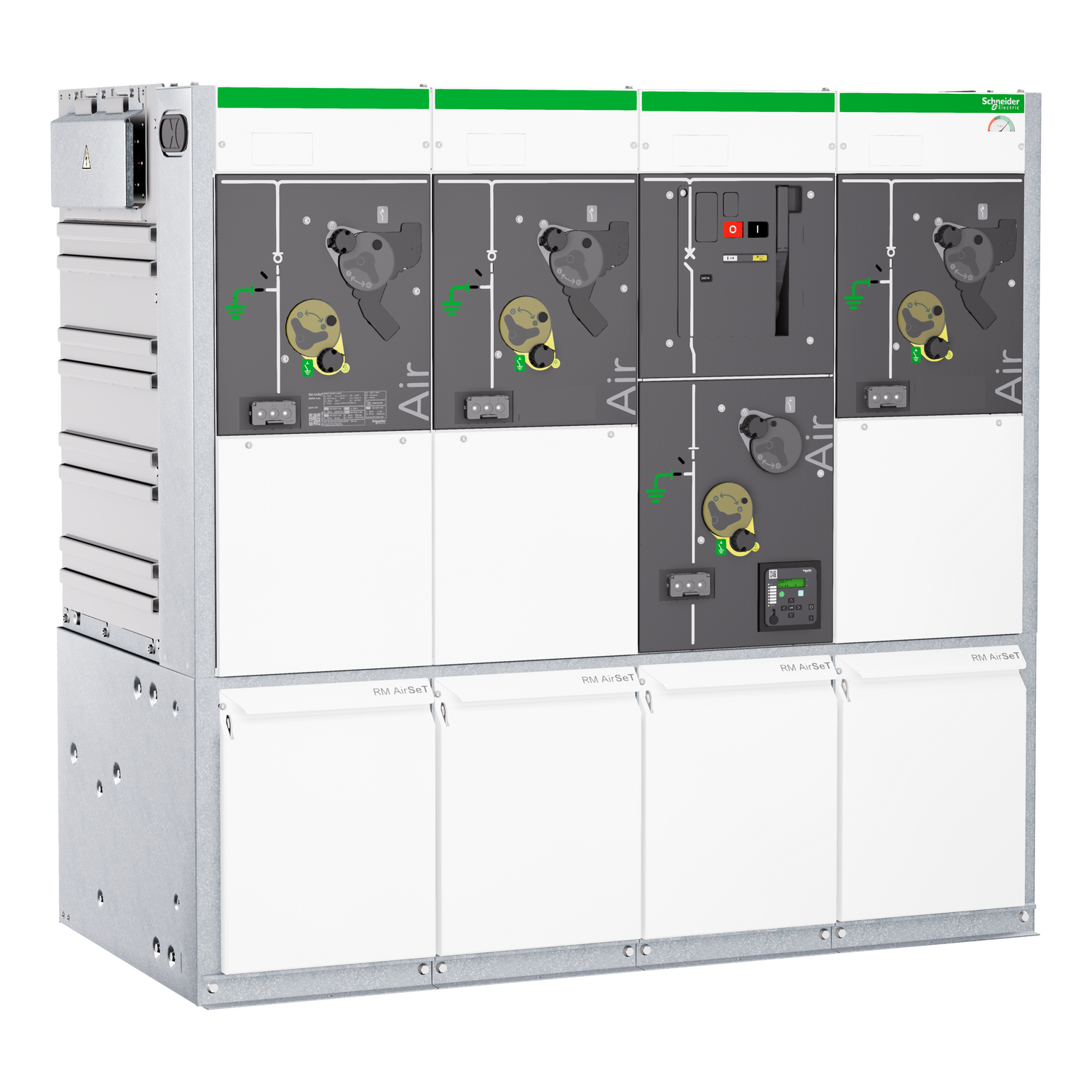 RMUDY-24-4F-IIBI - Ring Main unit, RM AirSeT, 4 functions IIBI, 24kV ...