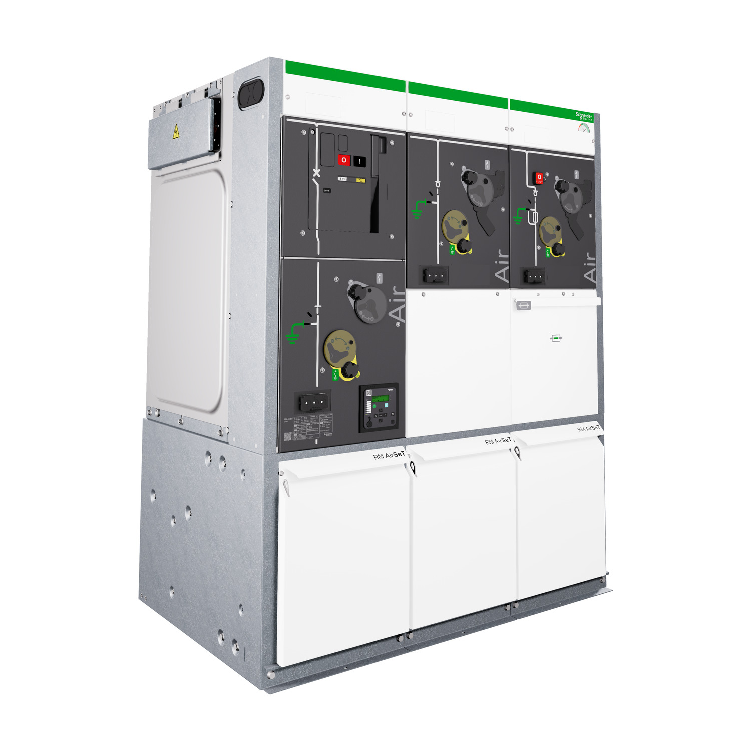 RMUDY-12-3F-BIQ - Ring Main Unit, RM AirSeT, 3 functions, BIQ, 1 switch ...