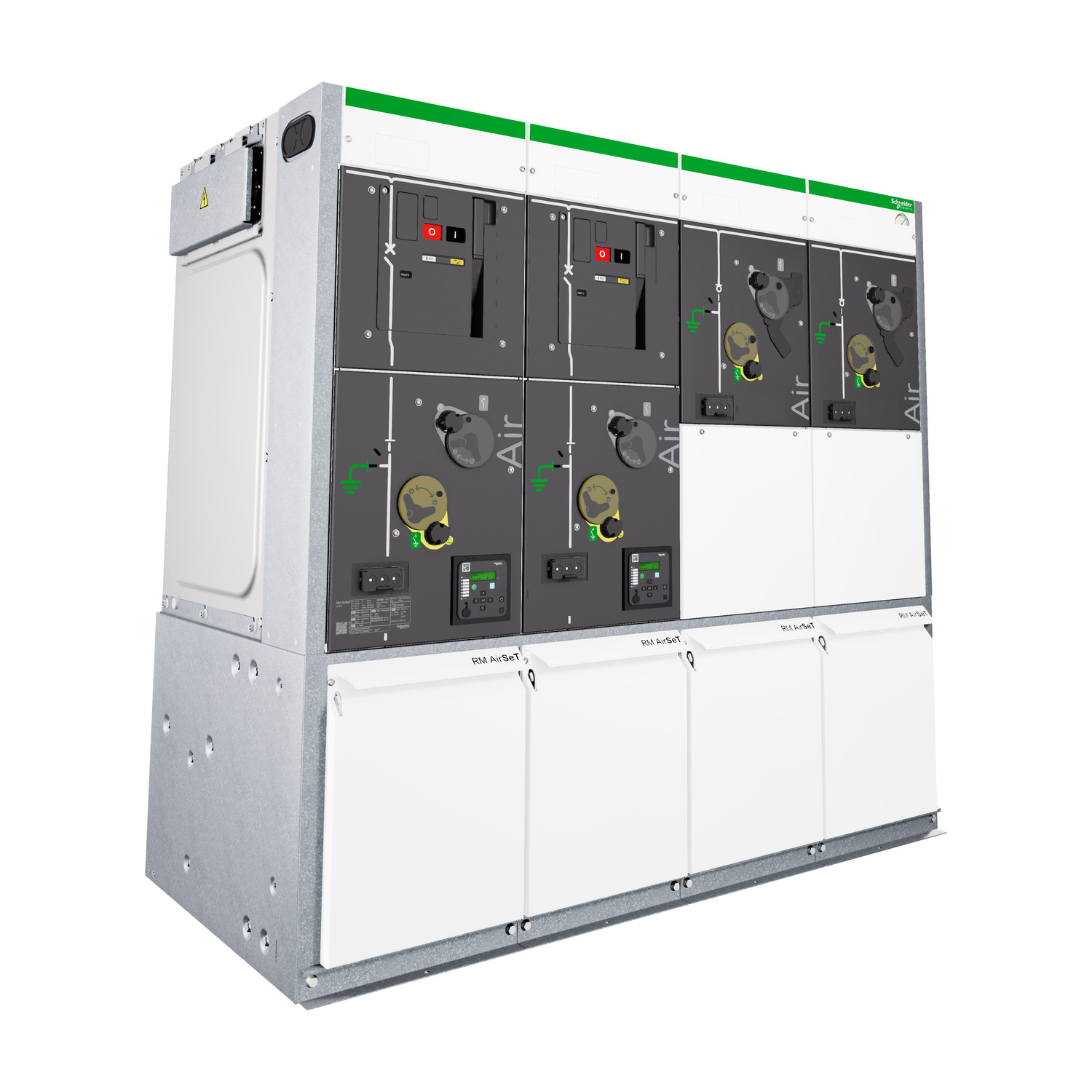 RMUDY-12-4F-BBII - Ring Main Unit, RM AirSeT, 4 functions, BBII, 2 ...