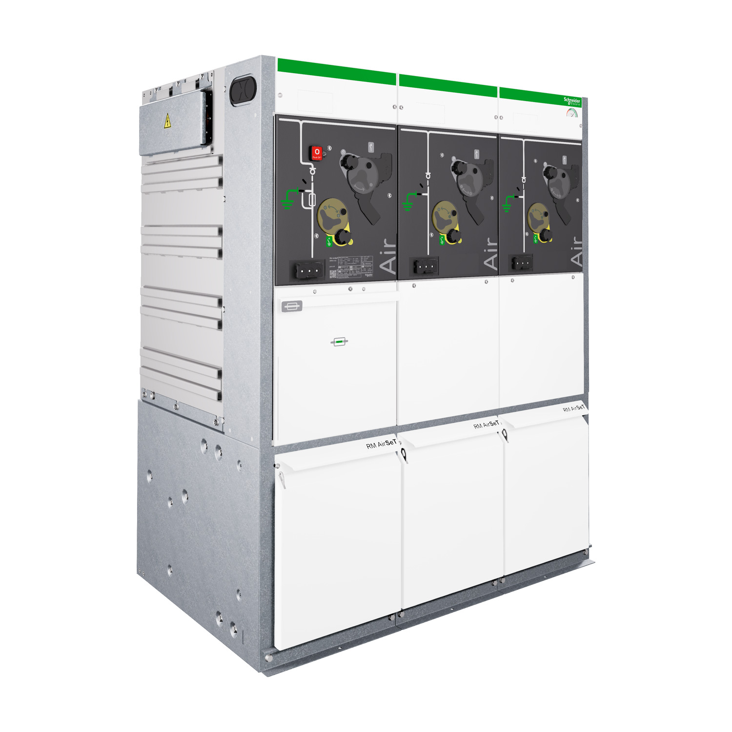 RMUDY-24-3F-QII - Ring Main Unit, RM AirSeT, 3 functions QII, 24kV ...