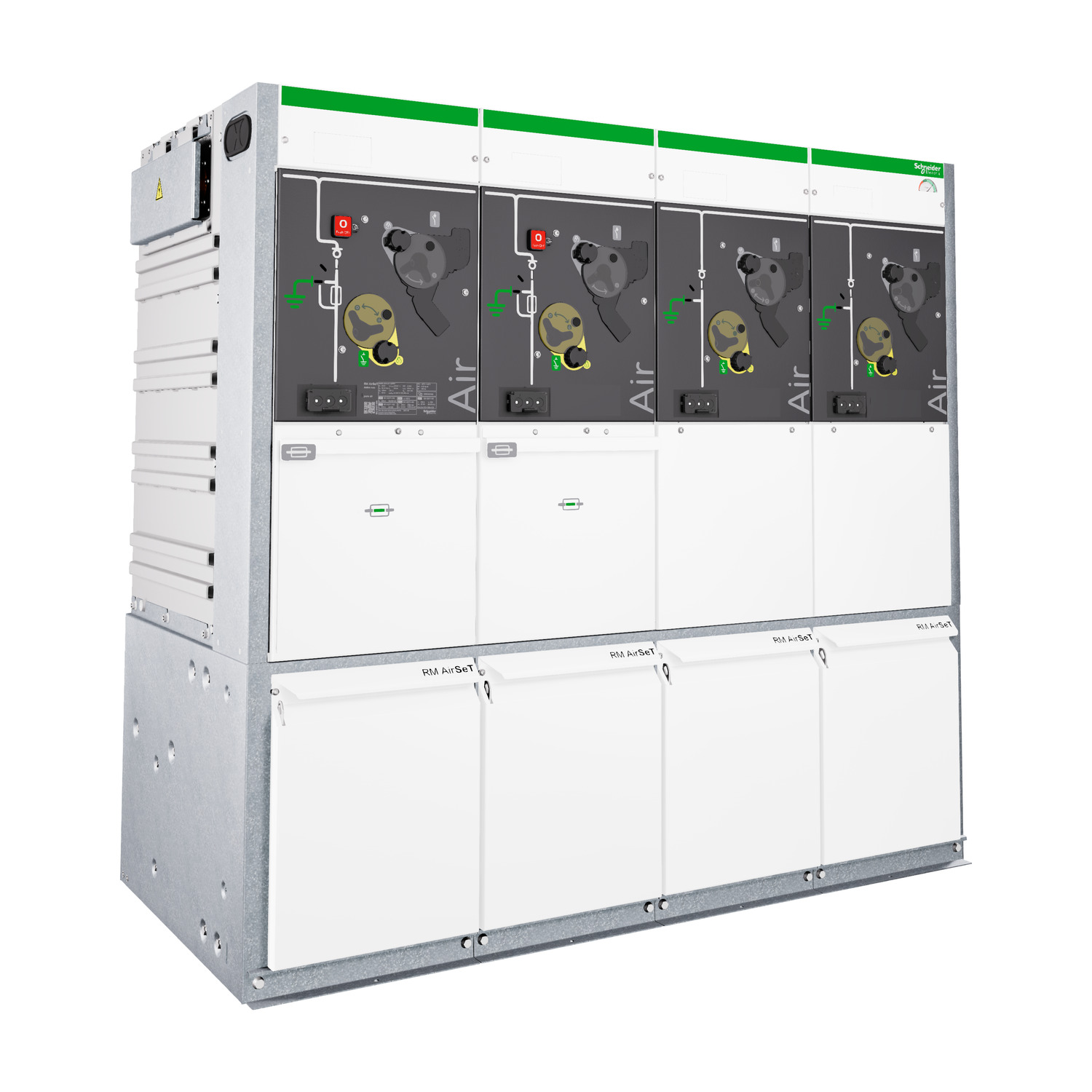 RMUDY-24-4F-QQII - Monobloc, RM AirSeT, 4 fonctions QQII, 24kV, 20kA 1s ...