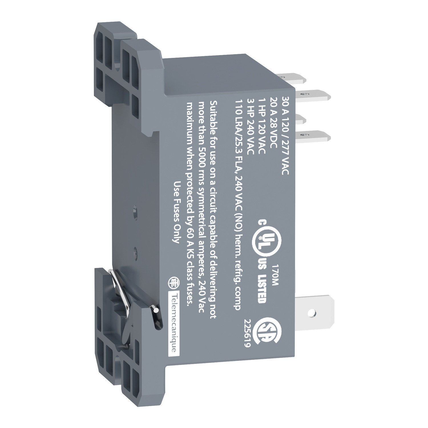 RPF2AB7 - power relay, Harmony electromechanical relays, DIN rail or ...