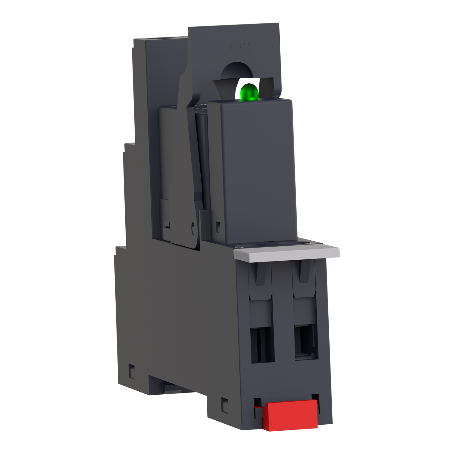 RSB2A080P7PV - Harmony, Interface plug-in relay pre-assembled, 8 A, 2 ...