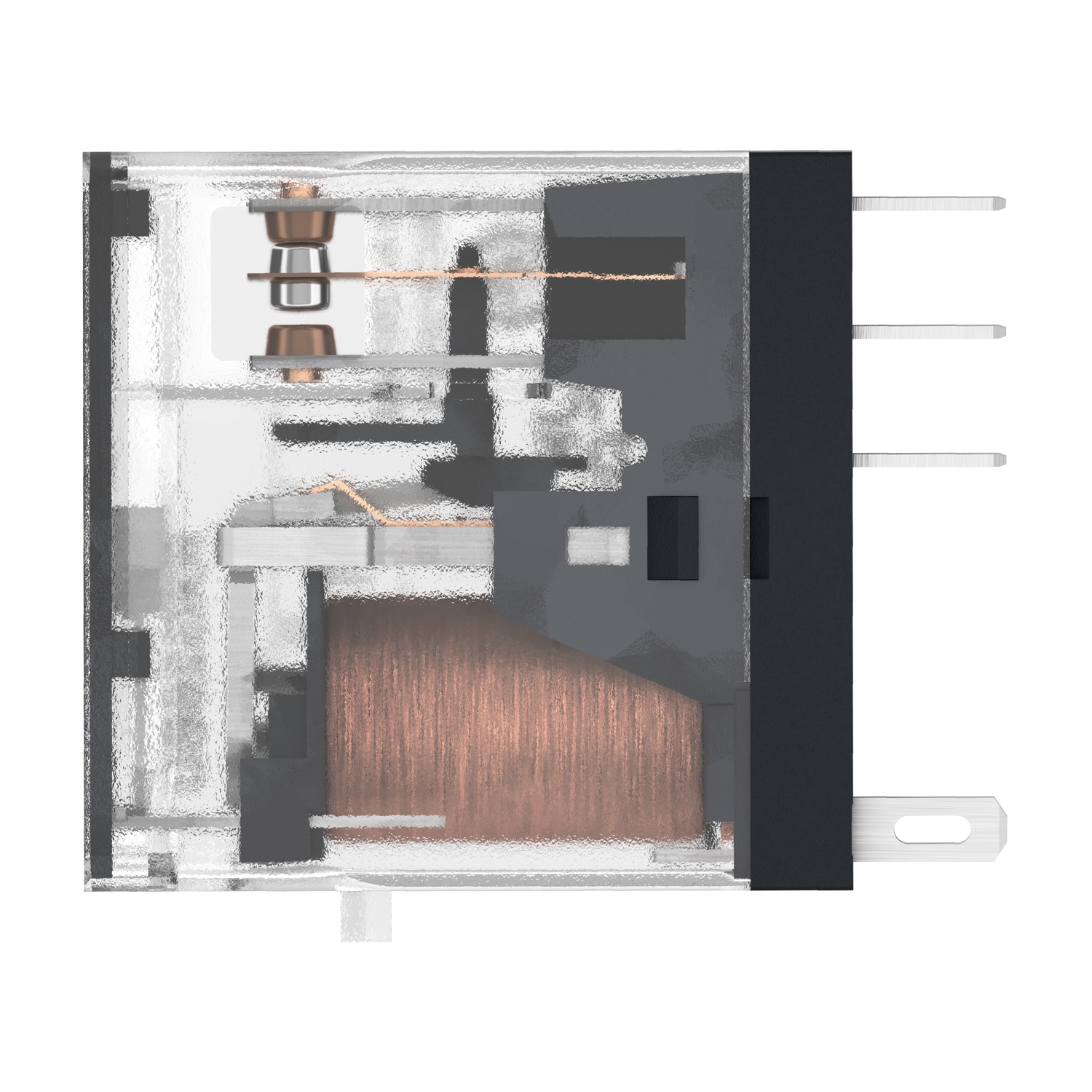 RXG26P7 - Interface plug in relay, Harmony, 5A, 2CO, basic cover,with ...