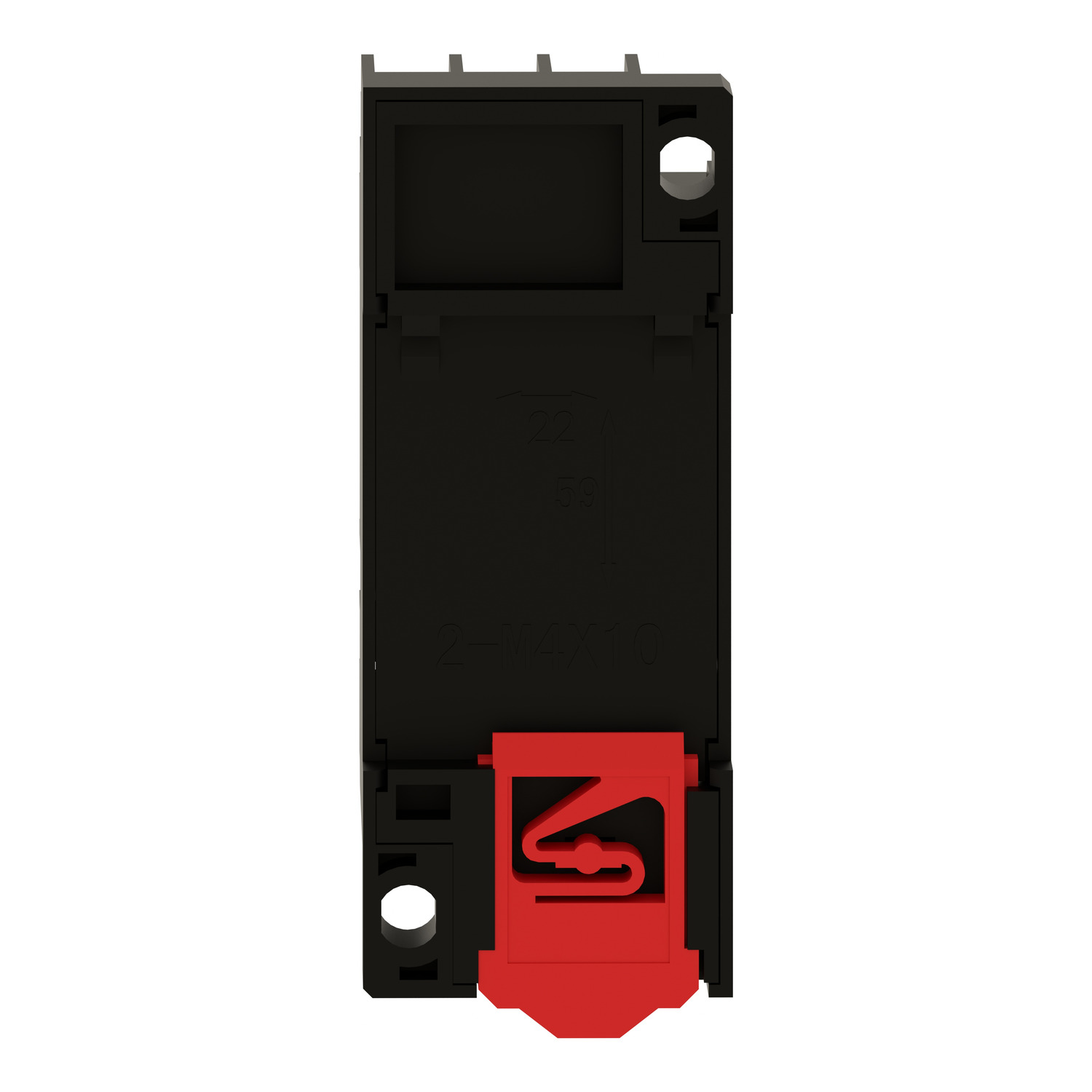 RXZE1M4C - socket RXZ -mixed contact - 7 A - 250 V - screw clamp - for relay RXM2.., RXM4 ...