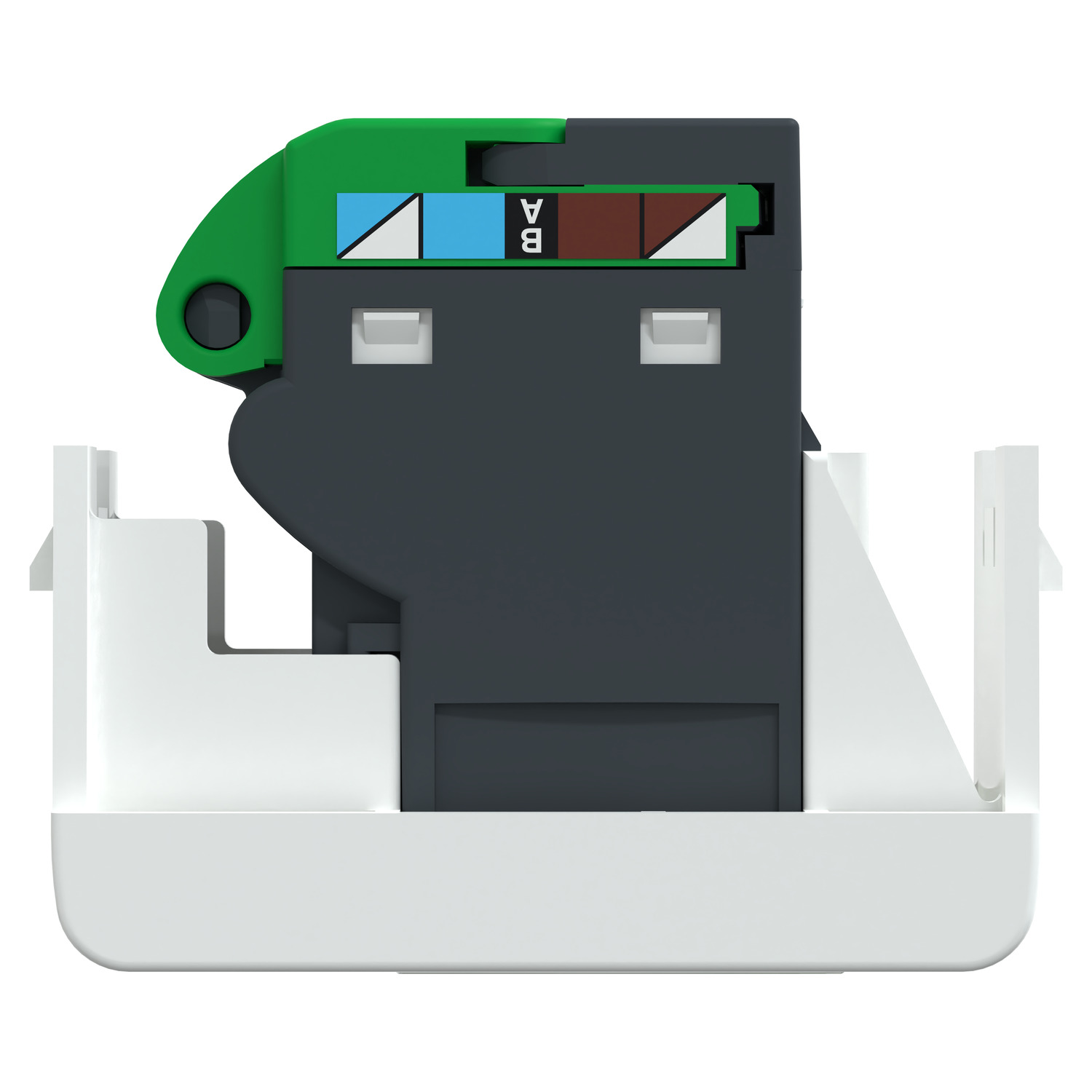 S402300 - MODULO TOMADA RJ45 - 8 FIOS UTP CAT.5E TOOLLESS 1M BRANCO BRILHANTE | Schneider ...