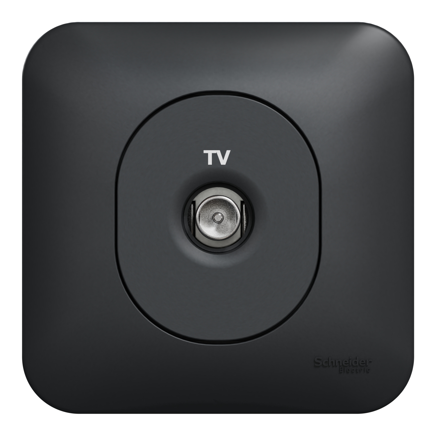 S462405 - TV Socket Anthracite - Professionnels | Schneider Electric France