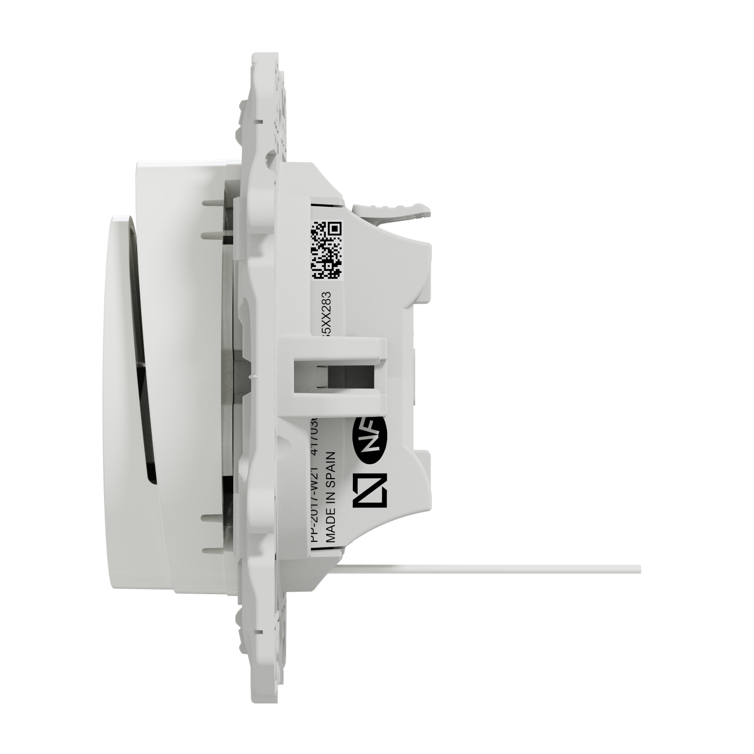 S520283 - Odace 2011 - interrupteur à carte - blanc - 10A - LED inclus ...