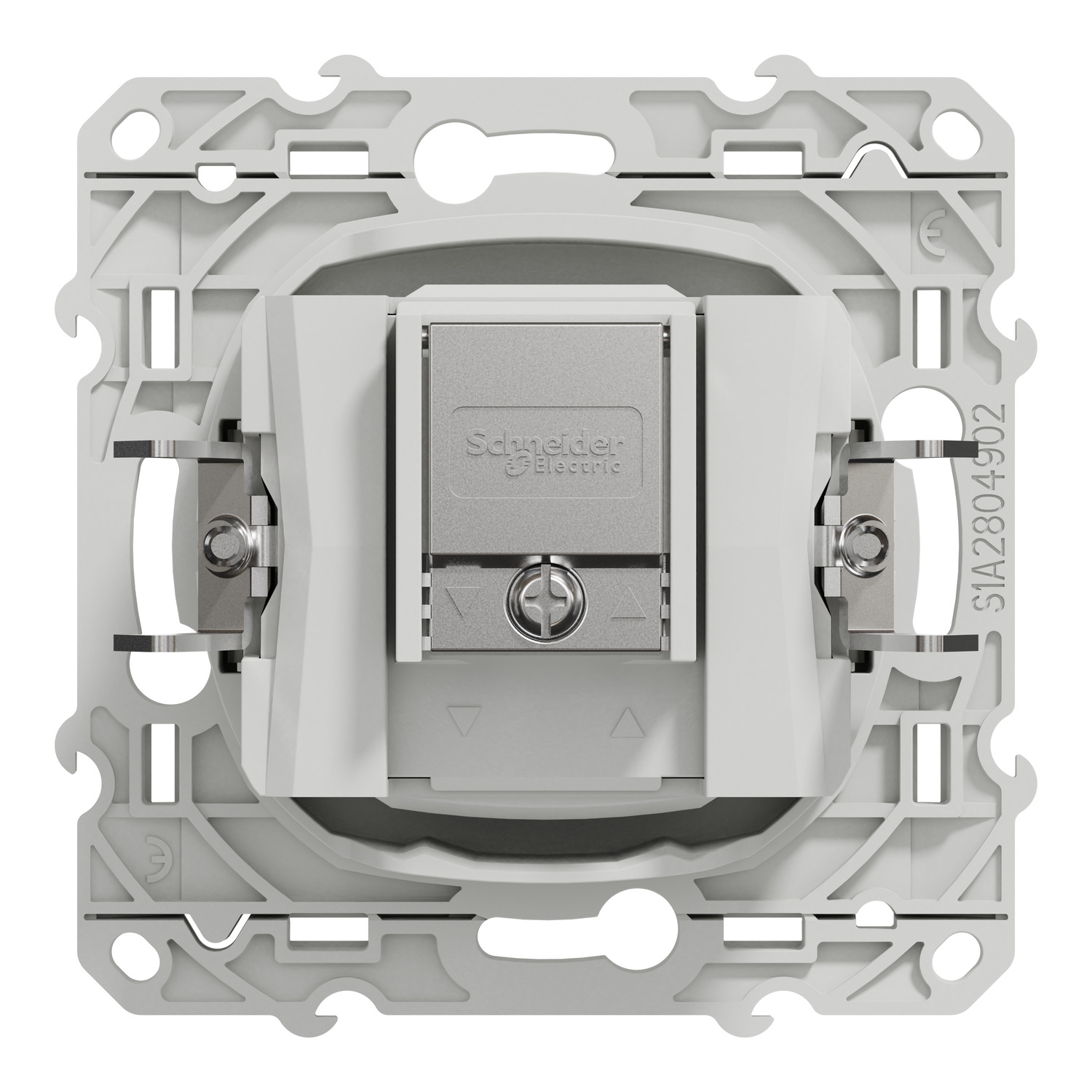 S525451 - TV/R socket, Odace, mechanism with fixing frame, male IEC 9. ...