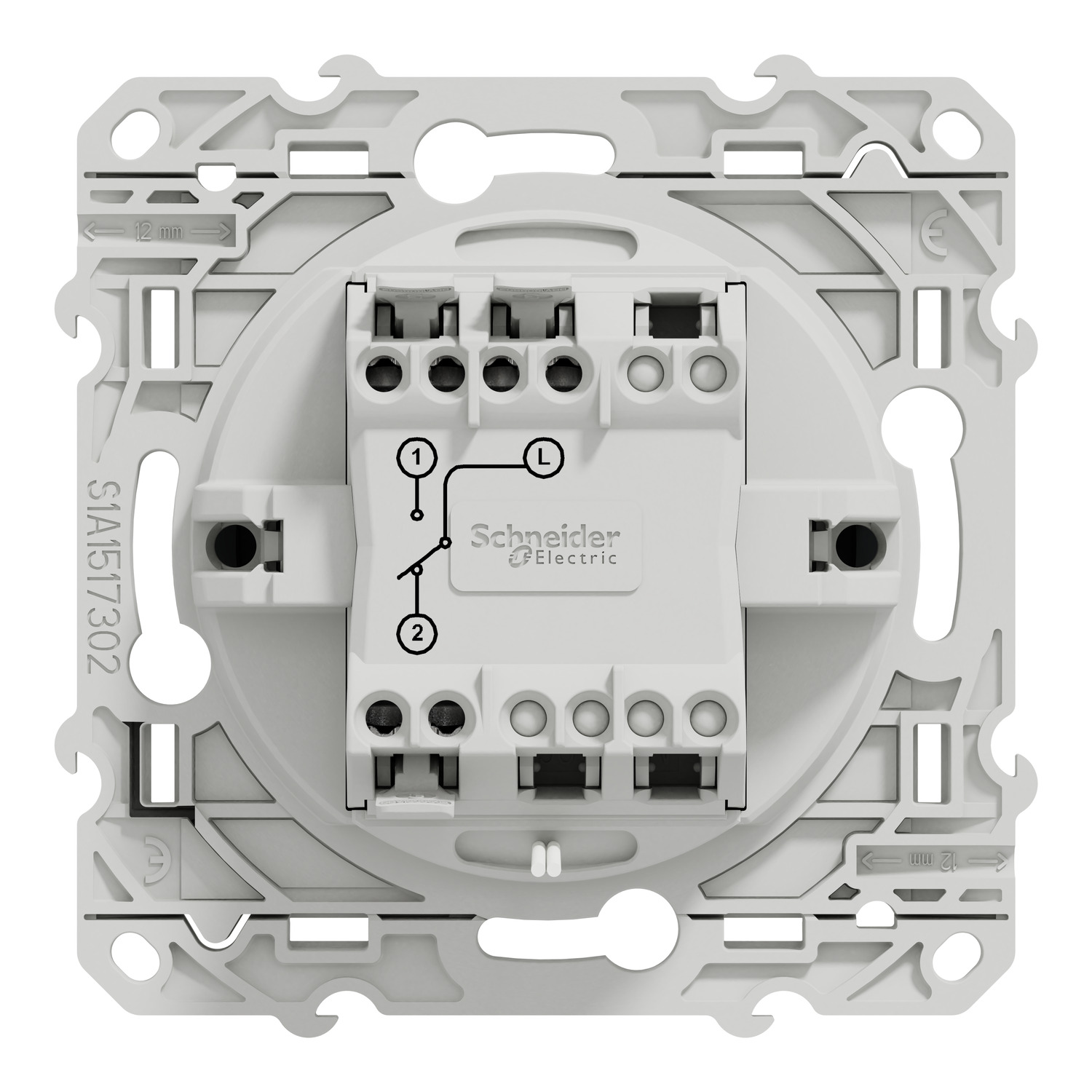 S540263 - Odace - va-et-vient lumineux ou témoin - anthracite - 10A ...