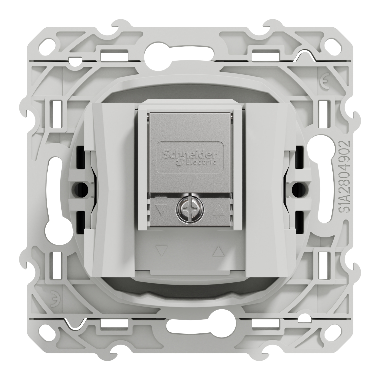 S540451 - Odace, TV/R socket, individual socket, anthracite | Schneider ...