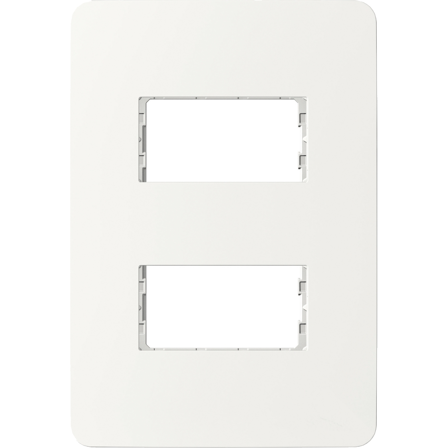 S735121004, Placa Orion de 2 módulos y 2 segmentos en color blanco ...