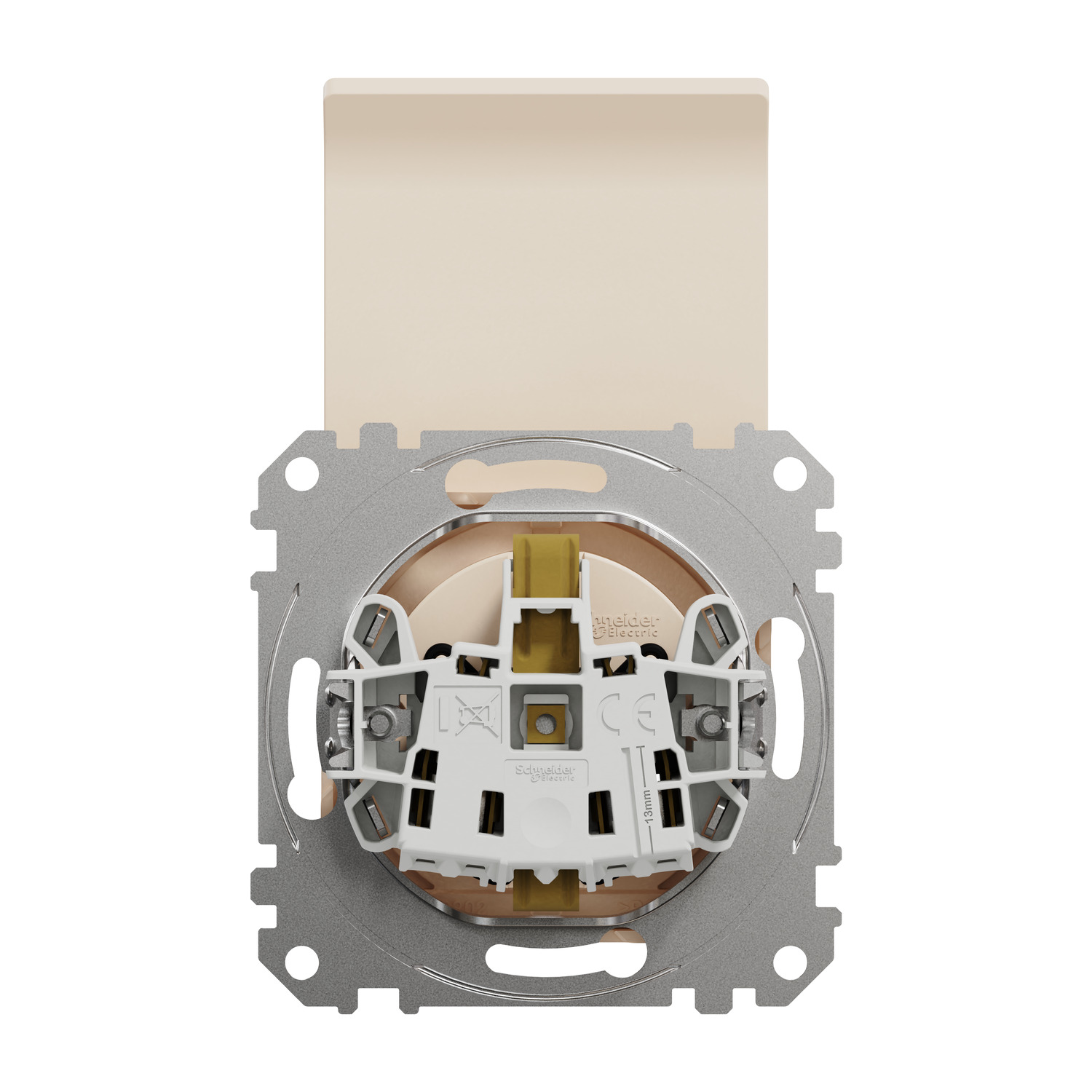 SDD112023 - Socket-outlet, Sedna Design & Elements, 16A, 250V, side ...