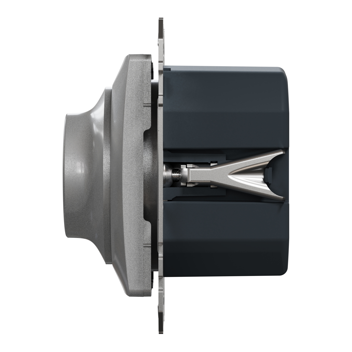 SDD113501 - Dimmer, Sedna, rotary, 3-370W, multiwire, LED, aluminium ...