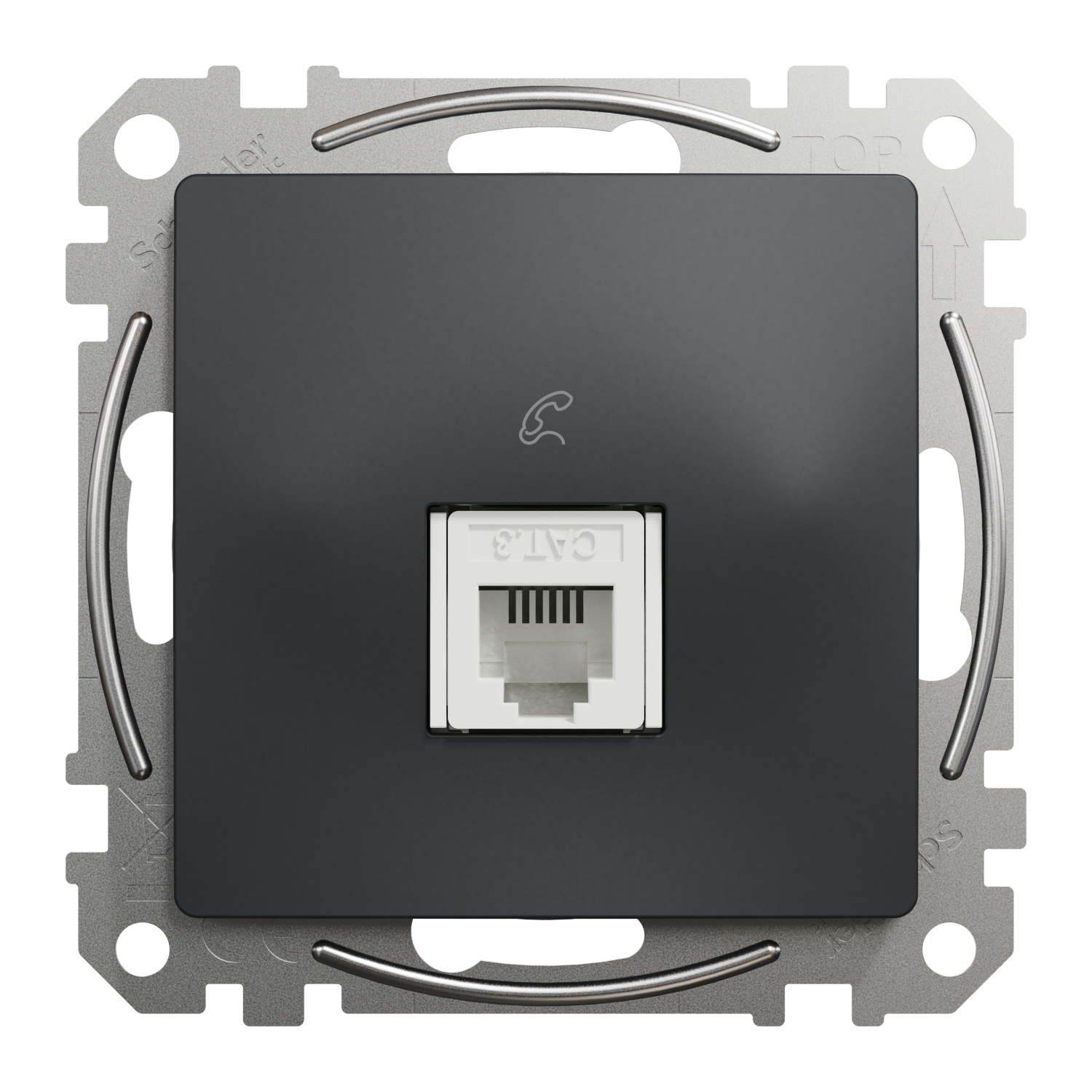 SDD114491 - Sedna Design Toma Telefonica conector RJ11 Antracita ...