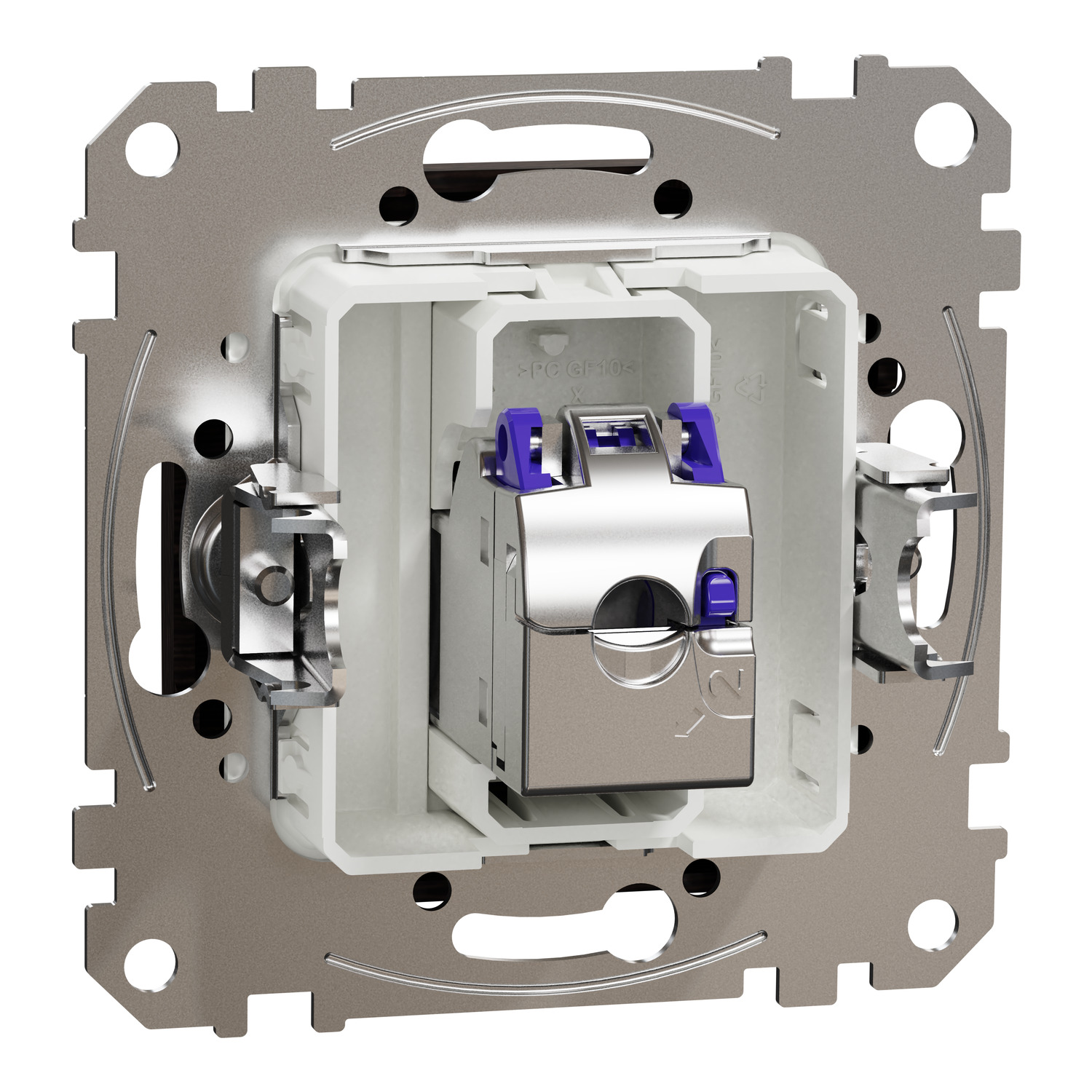 SDD181466S - Data socket, Sedna Design & Elements, RJ45 CAT6A STP, PRO ...