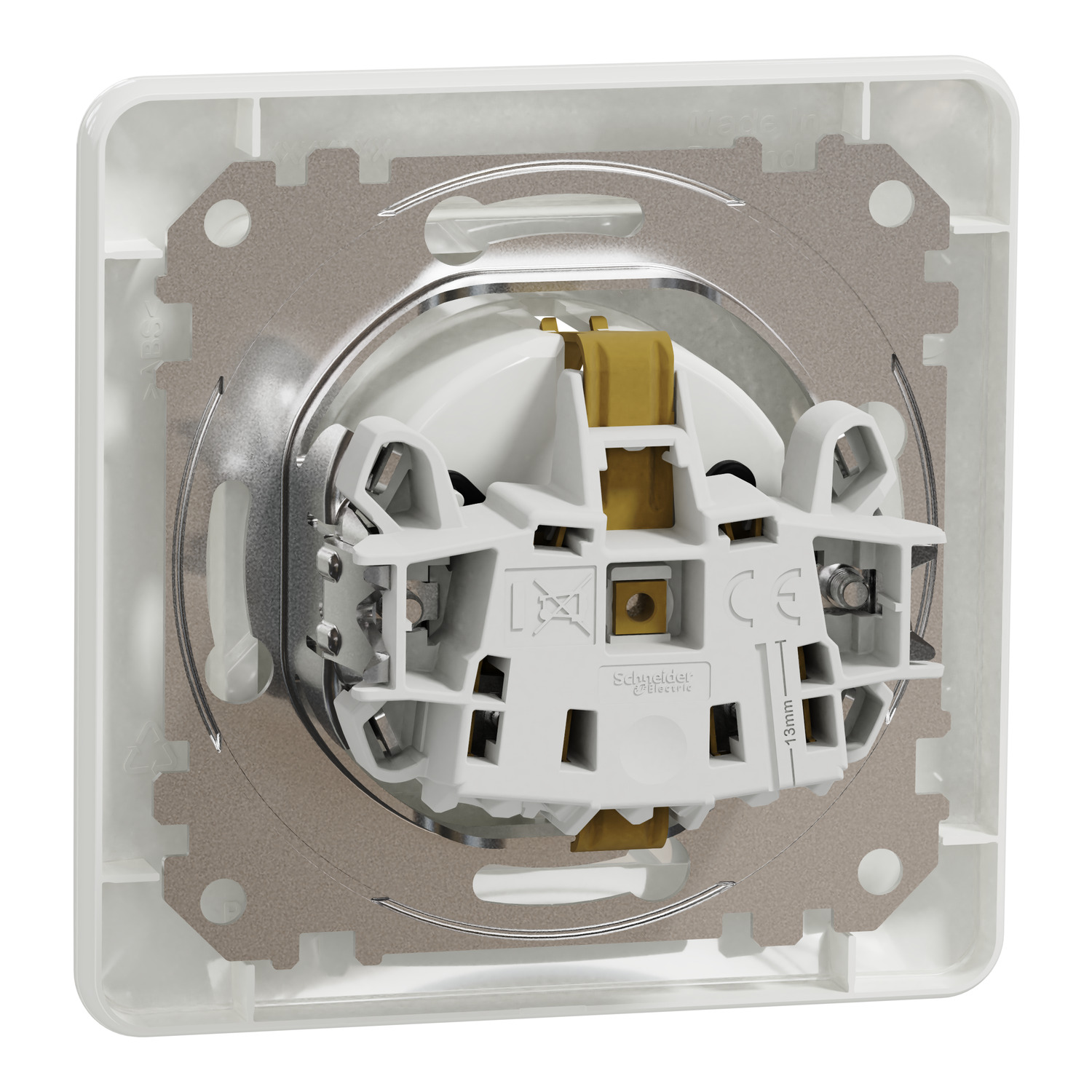 SDD311021 - Sedna Design Schuko monobloc Blanco | Schneider Electric España