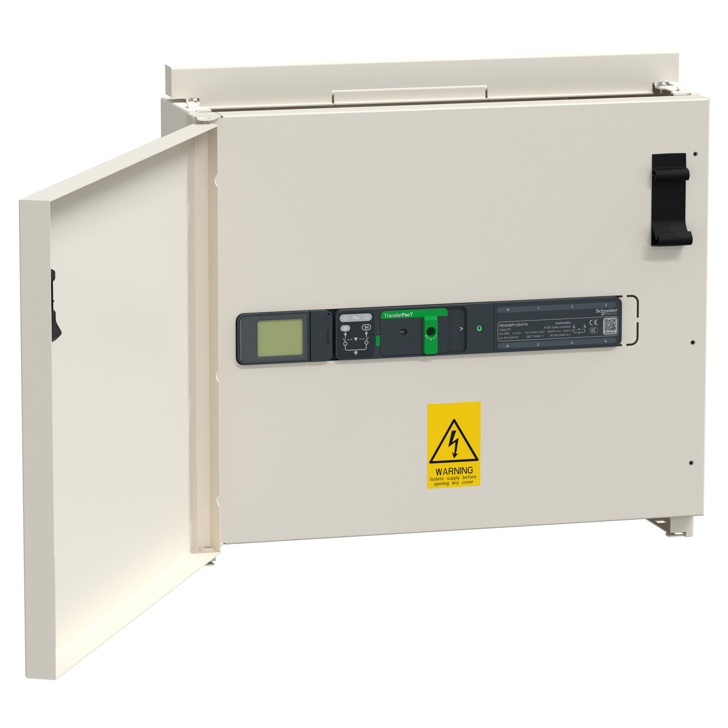 SEA9BP1254TA - A9 Isobar 125A, 4P ATS extn enclosure | Schneider ...
