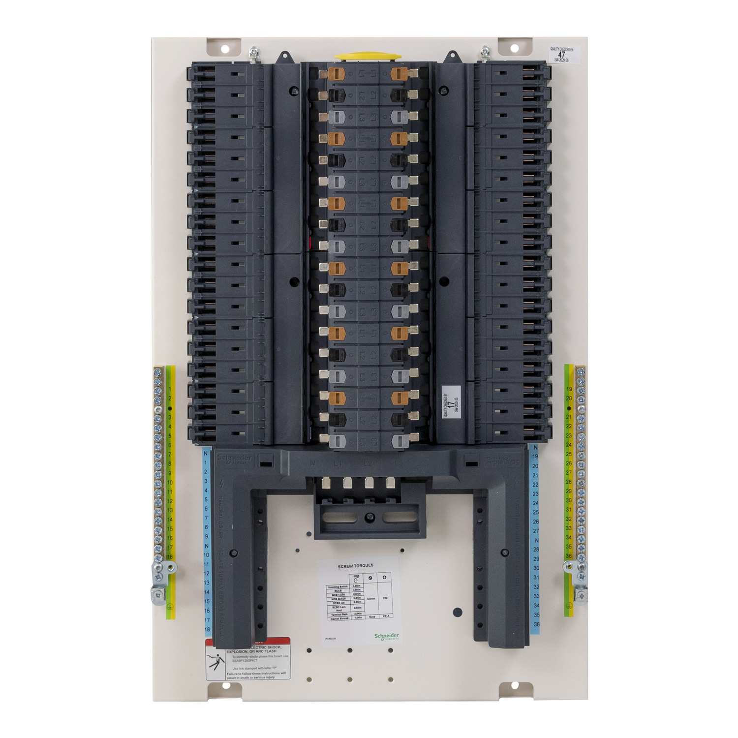 SEA9BPN12E - Acti9 Isobar P B - pan assembly - 12 ways TP + earth ...