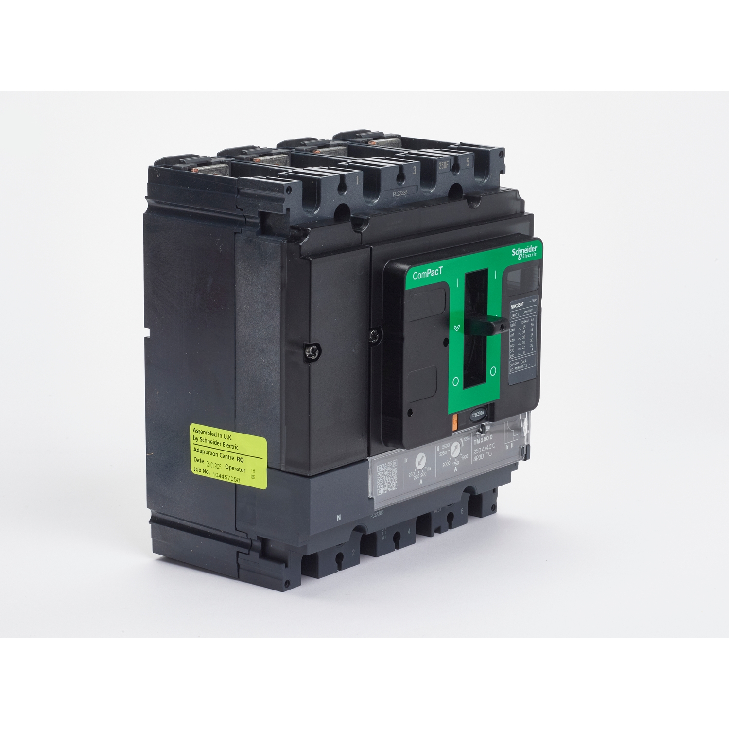 SEA9QCB2504SM - NSX MCCB Incomer, Acti9 Isobar P, 250A, 4P for split ...