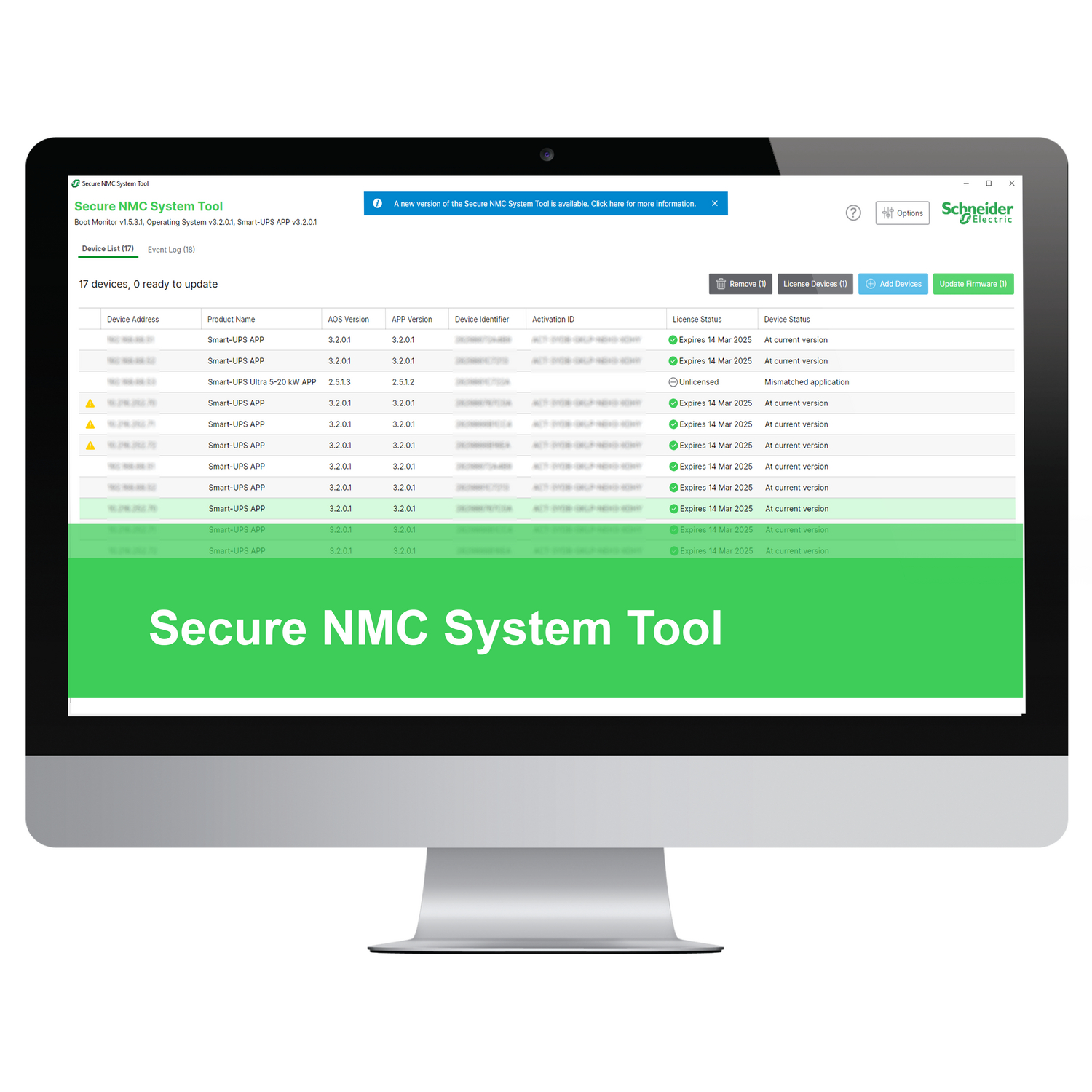 Subscription Network Management Cards 1 Year Secure Nmc System 1
