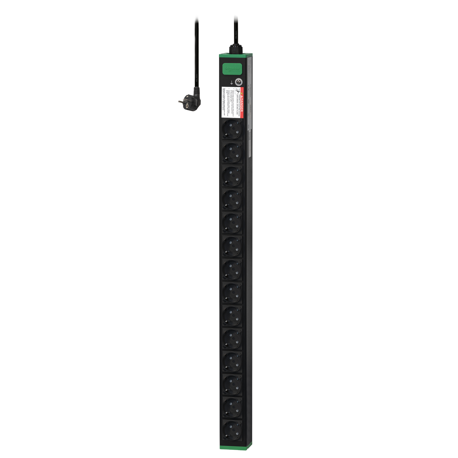 SEP6113G - Easy Rack PDU, Basic, Vertical, 1 Phase, 3.7kW, 230V, 16A ...