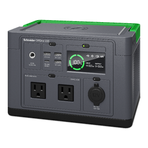 Schneider OffGrid Portable Power Station 330, 120V, 332Wh Lithium-ion ...