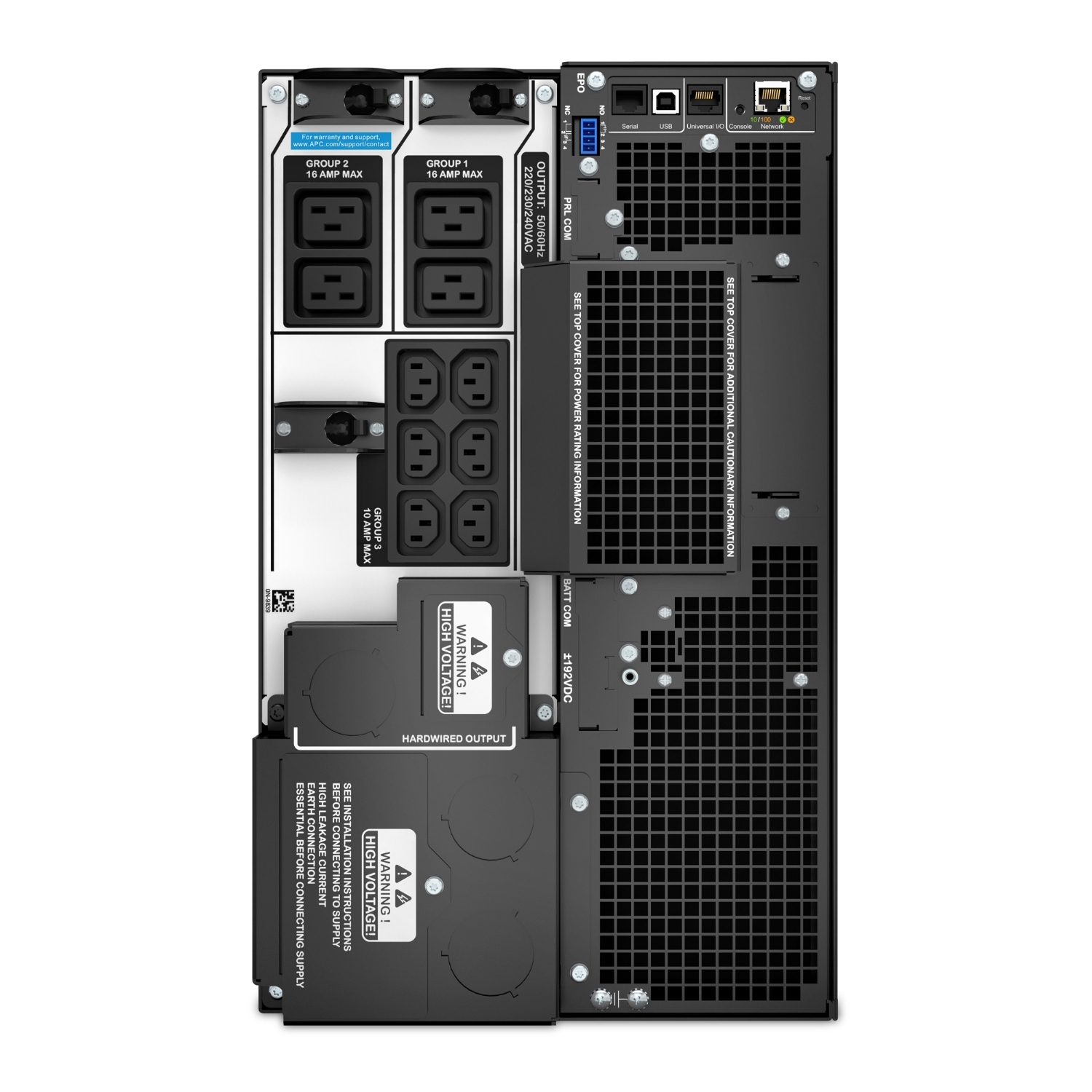 DLRT8KRMXLI - DELL Smart-UPS SRT 8000VA, 230/400V, LCD, rackmount, 6U ...