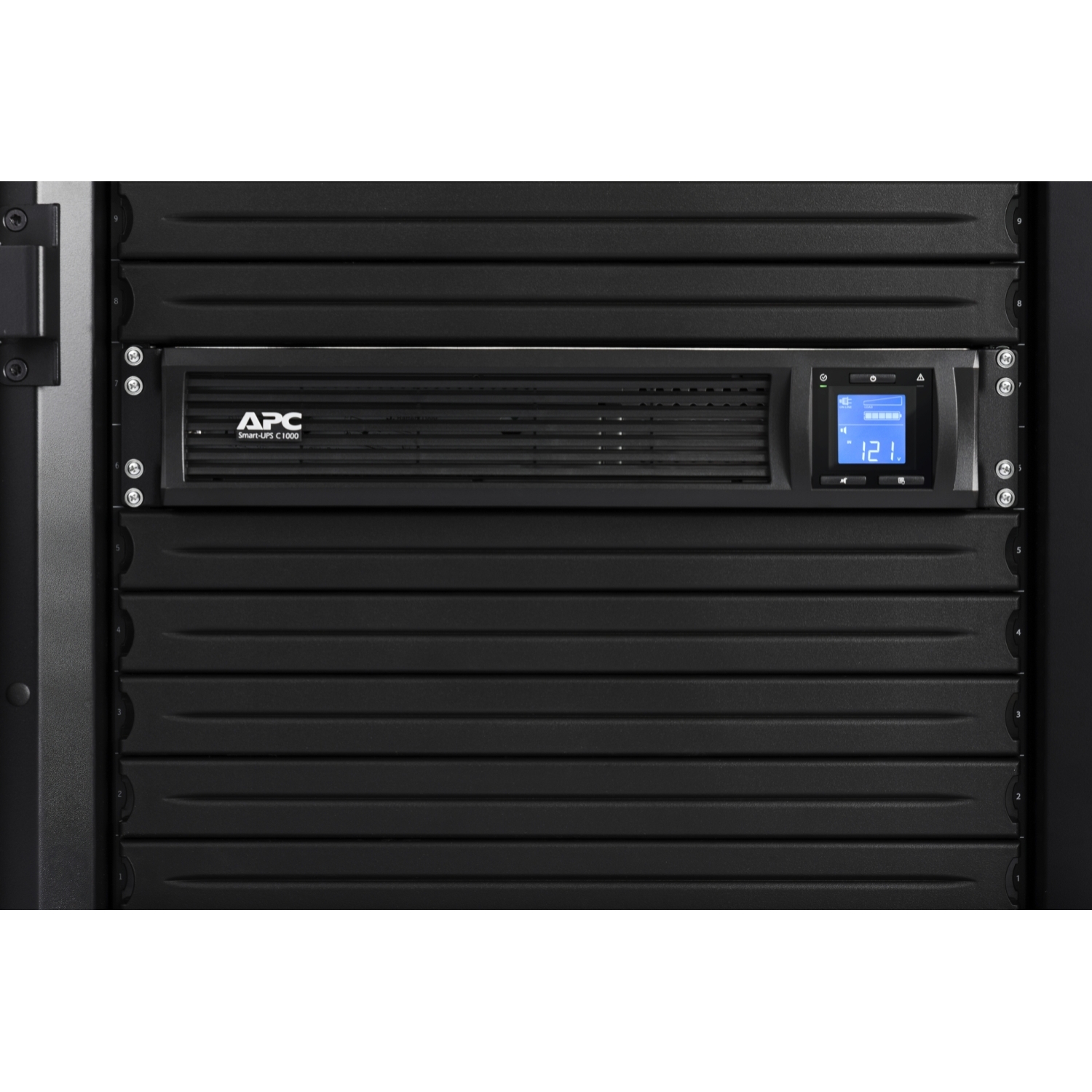 SMC1000I-2UC - APC Smart-UPS C, Line Interactive, 1000VA, Rackmount 2U, 230V, 4x IEC C13 outlets ...
