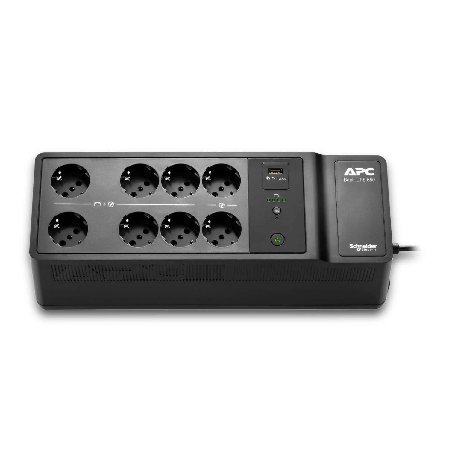 BE650G2-IT - APC Back-UPS, 650VA/400W Floor/Wall Mount, 230V, 8x UNEL ...