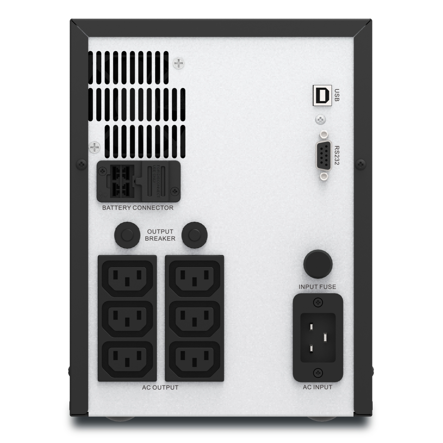 SMV3000AI - APC Easy UPS 1 Ph Line Interactive, 3kVA, Tower, 230V, 6 IEC C13 outlets, AVR, LCD ...