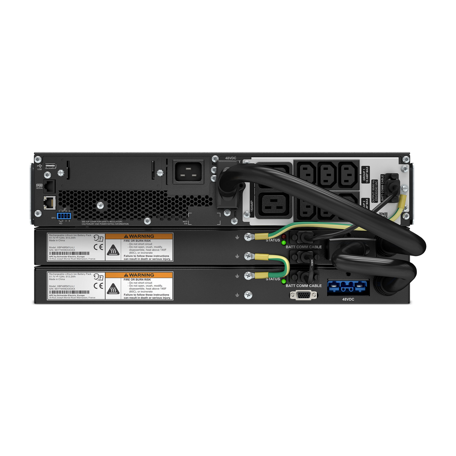 SRTL3000RMXLI - APC Smart-UPS On-Line, 3kVA, Lithium-ion, Rackmount 3U ...