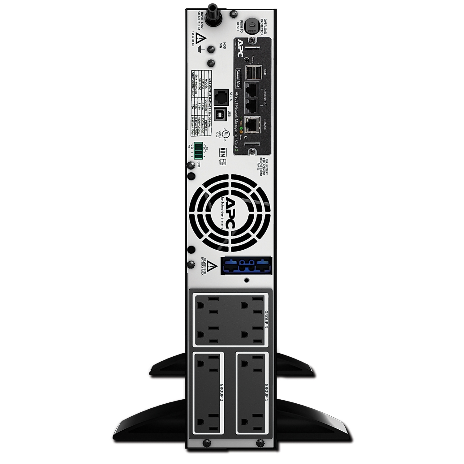 SMX1500RM2UNC - APC Smart-UPS X 1500VA Rack/Tower LCD 120V with Network ...