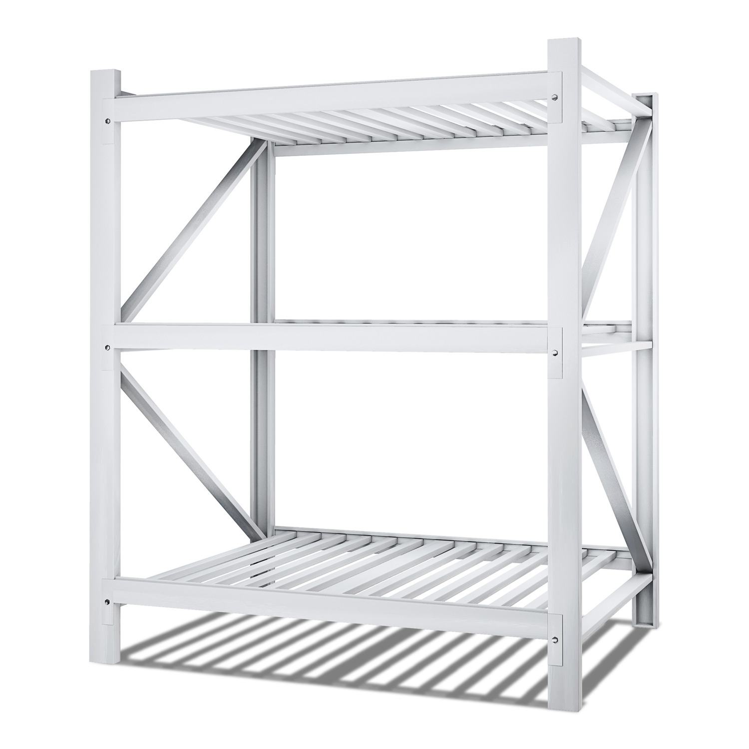 BATTRACW24 - Battery Rack White 3 Tier Big | Schneider Electric Global
