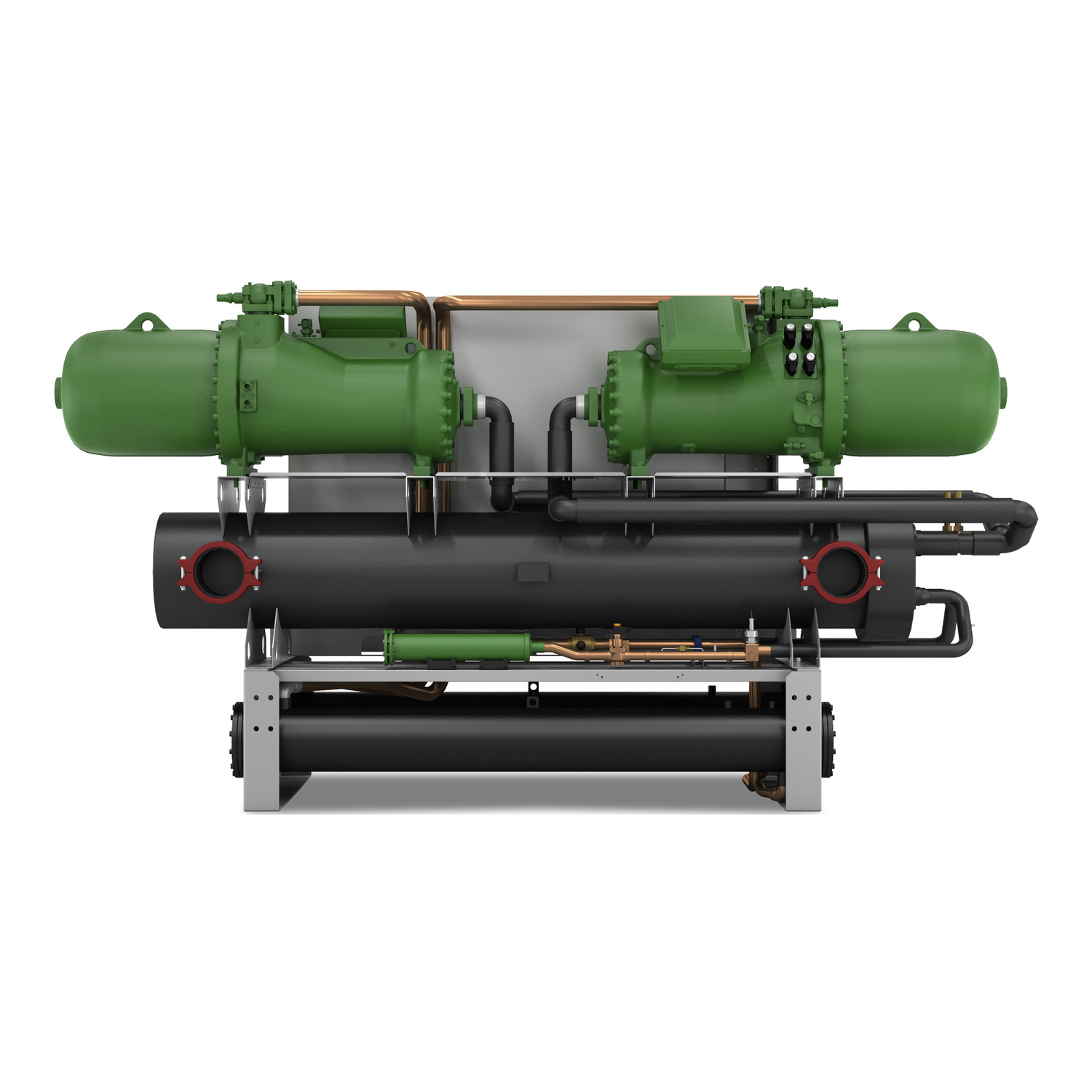 BRWH - Water Cooled Reversible Chiller with Screw compressors, R134a ...