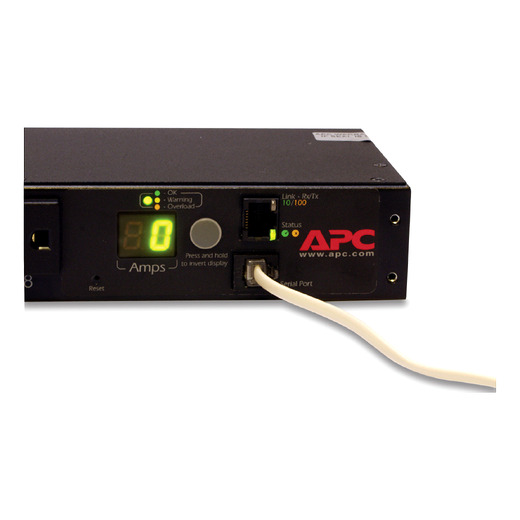APC NetShelter Rack PDU, Switched, 1U, 1.4kW 120V 15A, (8)NEMA 5-15P outlets|APC