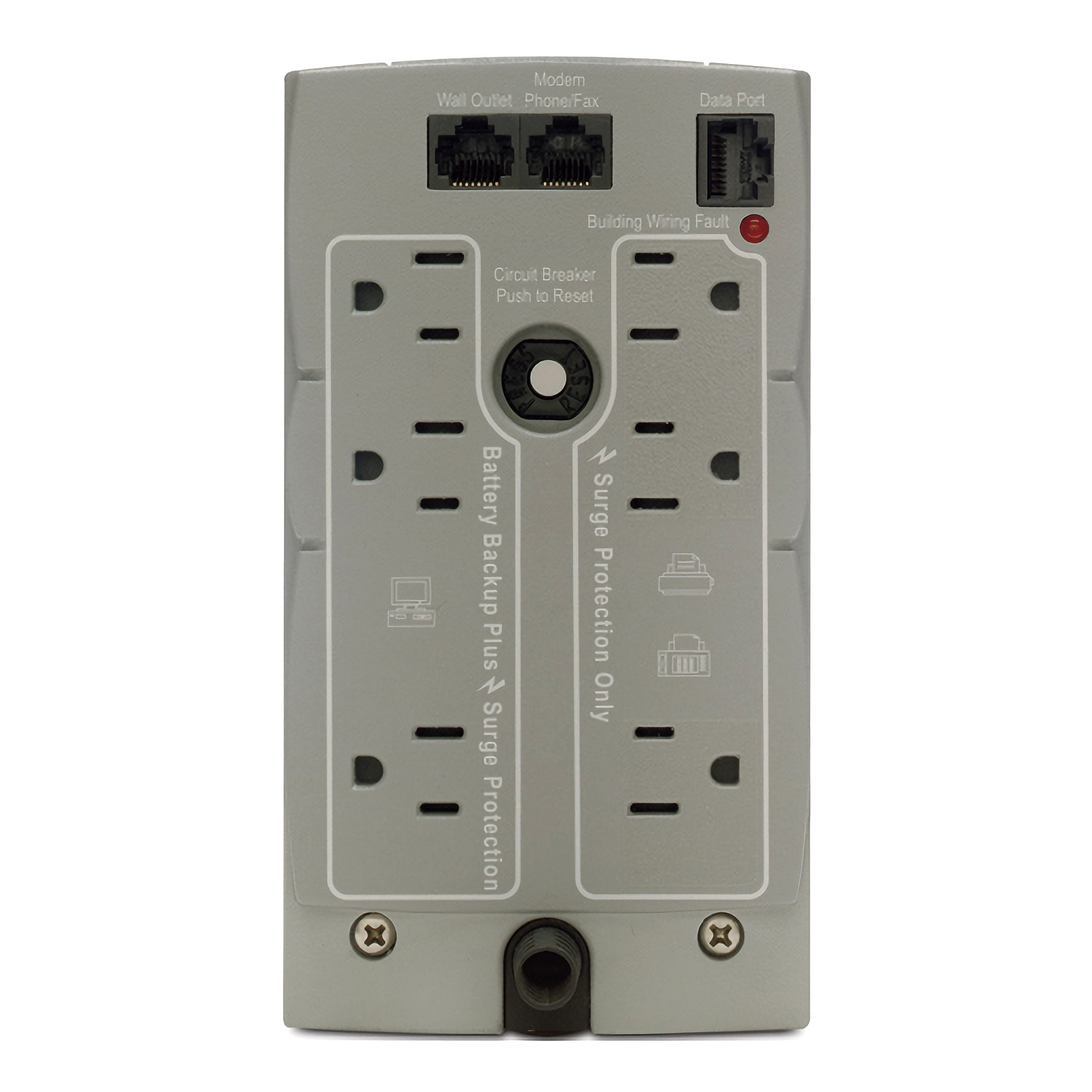 BK500 - APC Back-UPS CS 500 VA, 120 V, beige, 6 prises NEMA (3 ...