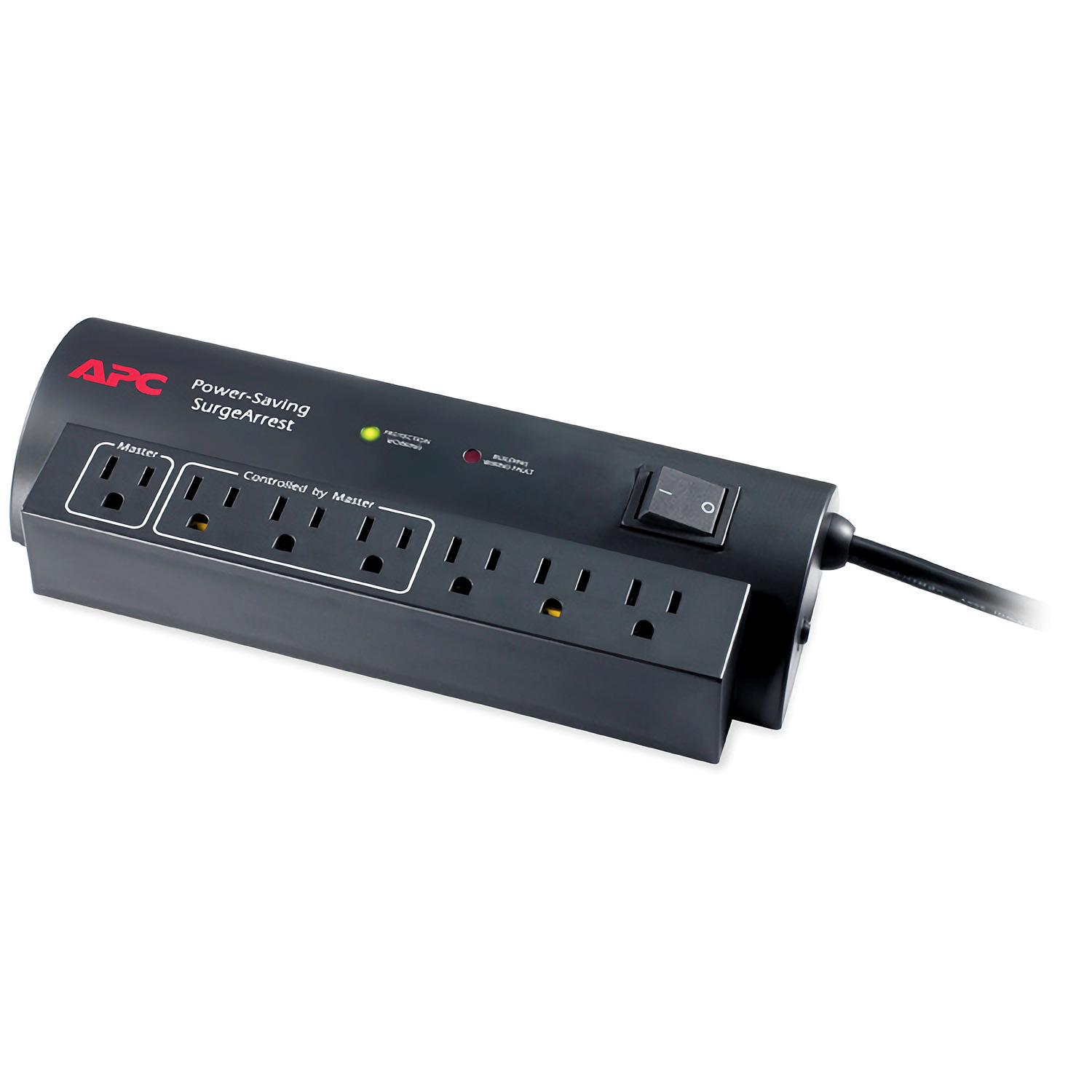 APC Power-Saving Essential SurgeArrest 7 outlet, with phone line ...