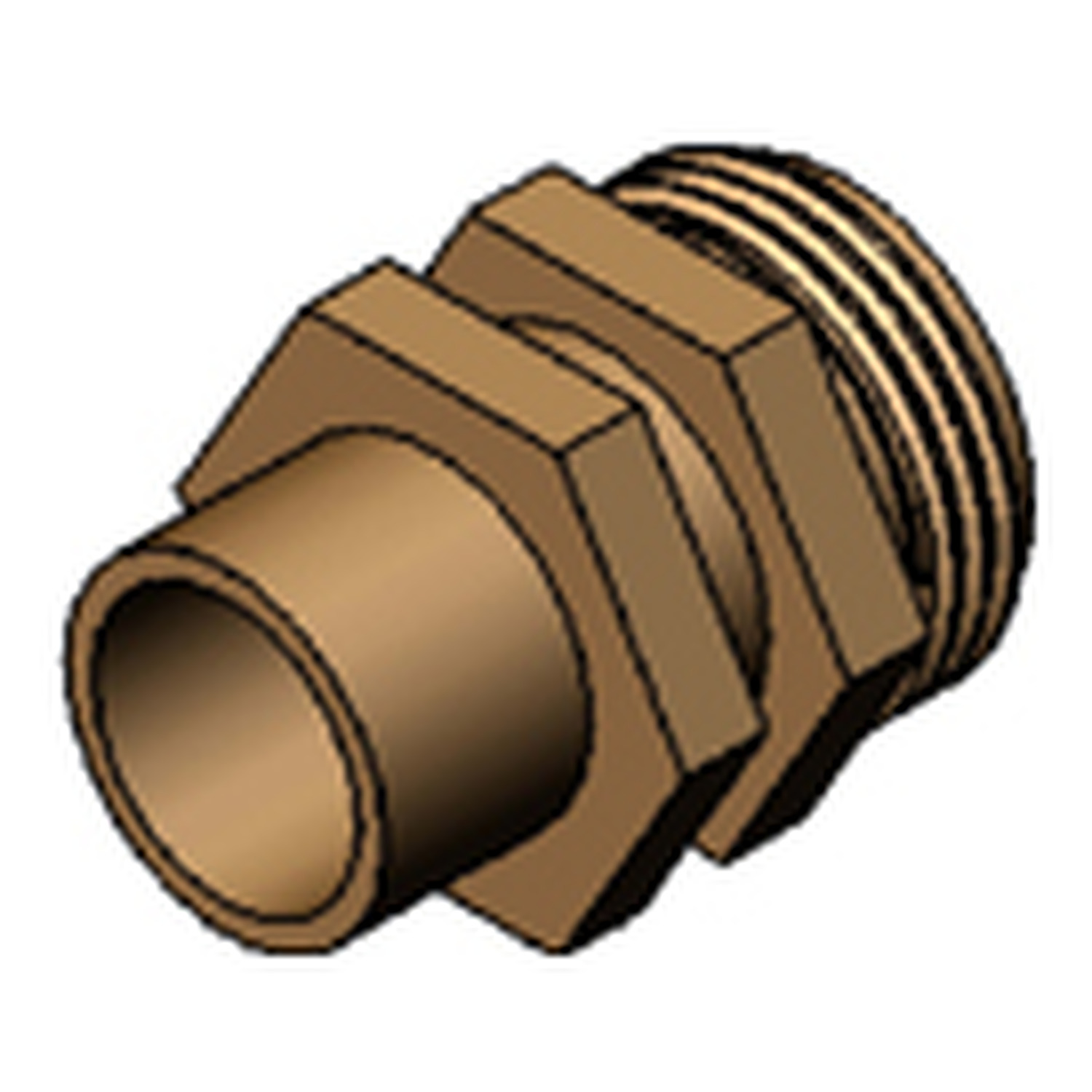 W875-4285 - Roto Valve Male Straight 1-1/4" x 3/4" SWT - Spare Part ...