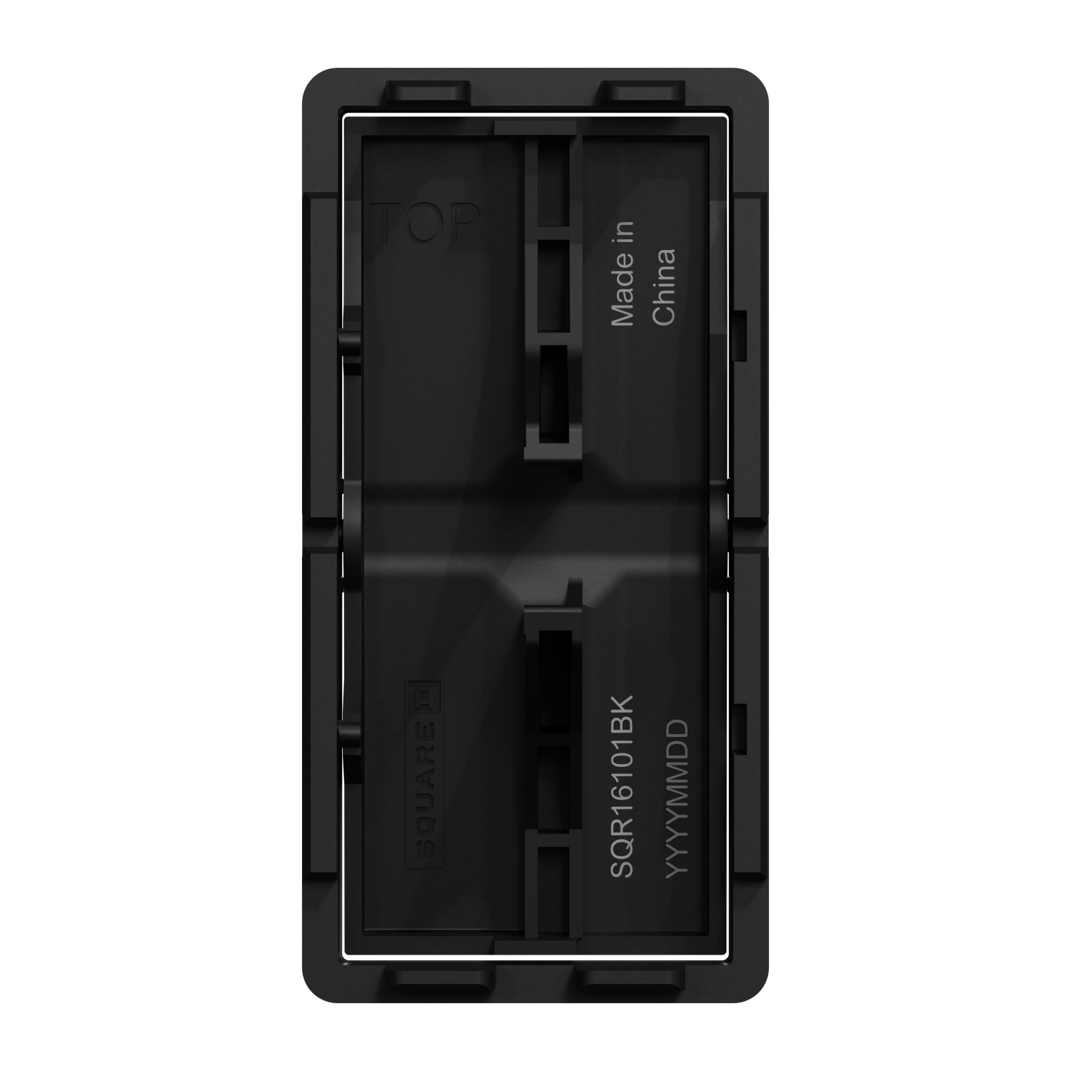 SQR16101BK - Rocker, X Series, for switch, black, matte finish ...