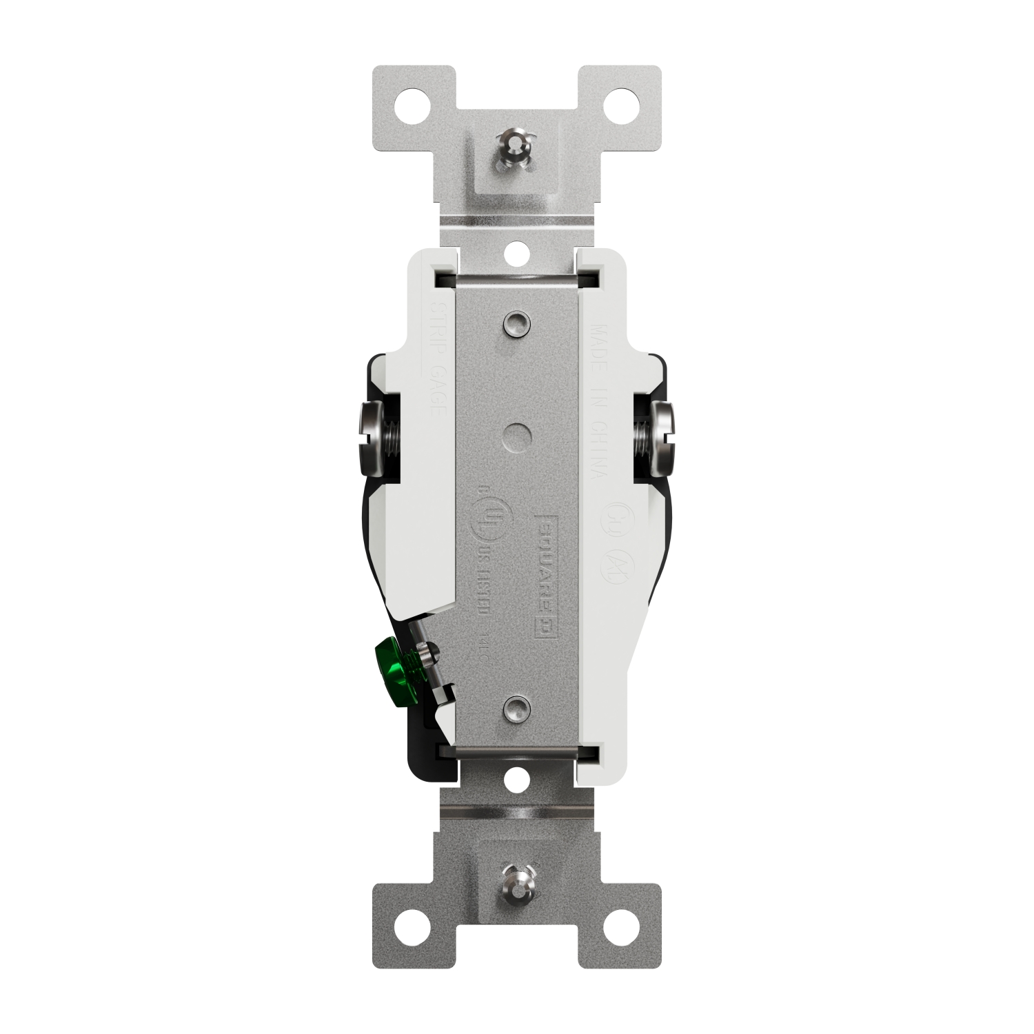 SQR42100BK - Socket-outlet, X Series, 15A, standard, single, tamper ...