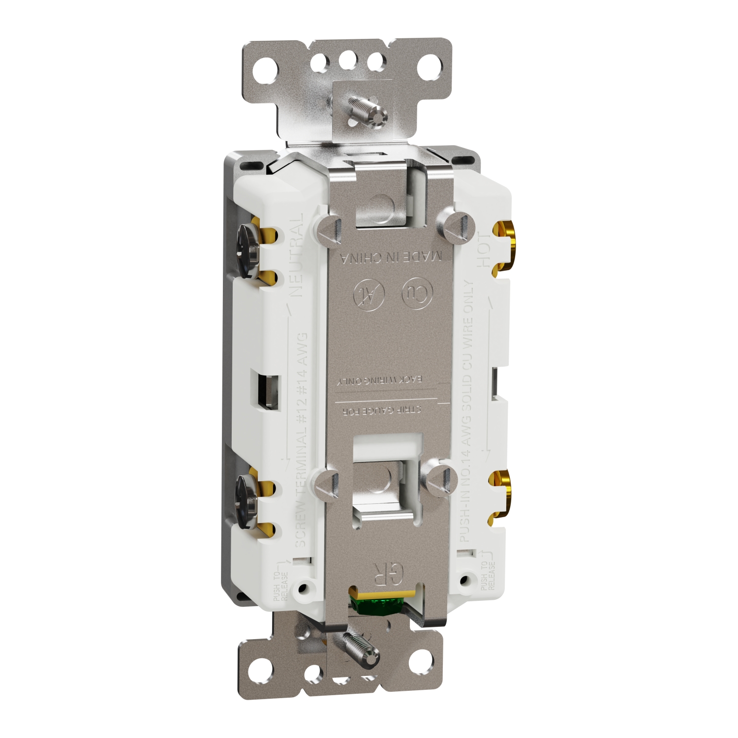 SQR57101GY - X Series 15A 125V Tamper Resistant Lighted Duplex ...