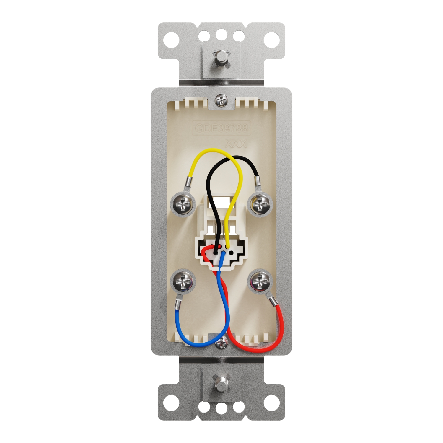 SQR87T01LA - Telephone socket, X Series, RJ11 (4P4C), 1 gang, light ...