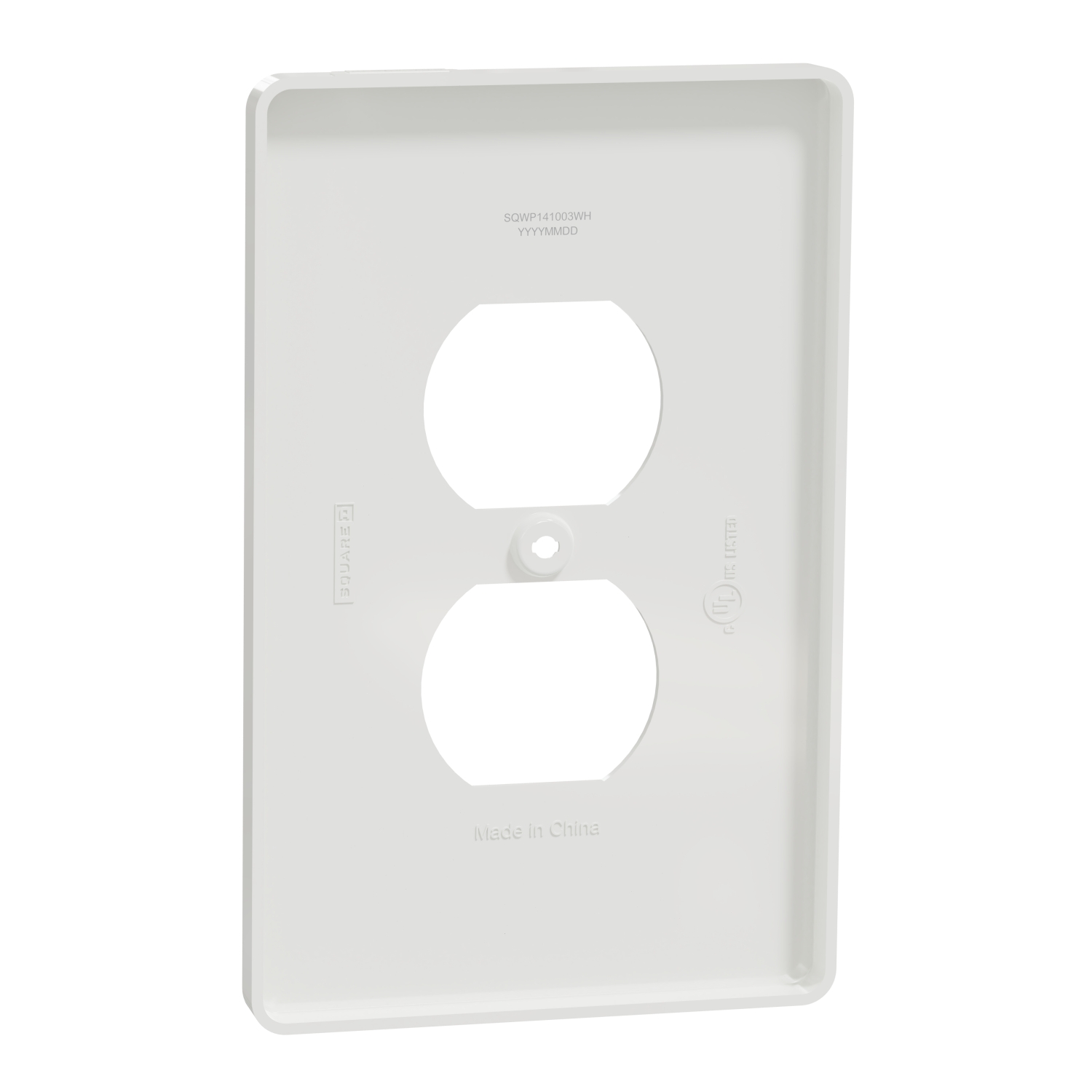 SQWS422011WH - Cover frame, X Series, for duplex socket-outlet, 1 gang ...